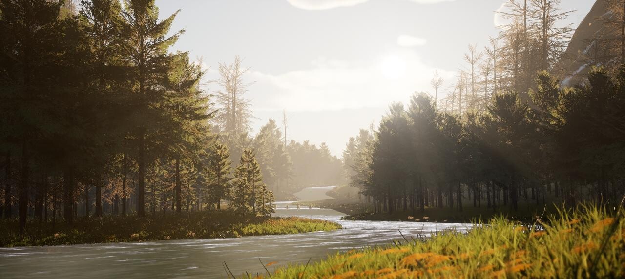 ArtStation - Procedural River Forest Generation