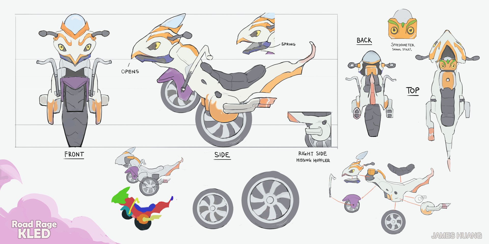 James Huang - Road Rage Kled - League of Legends (Fan Design)