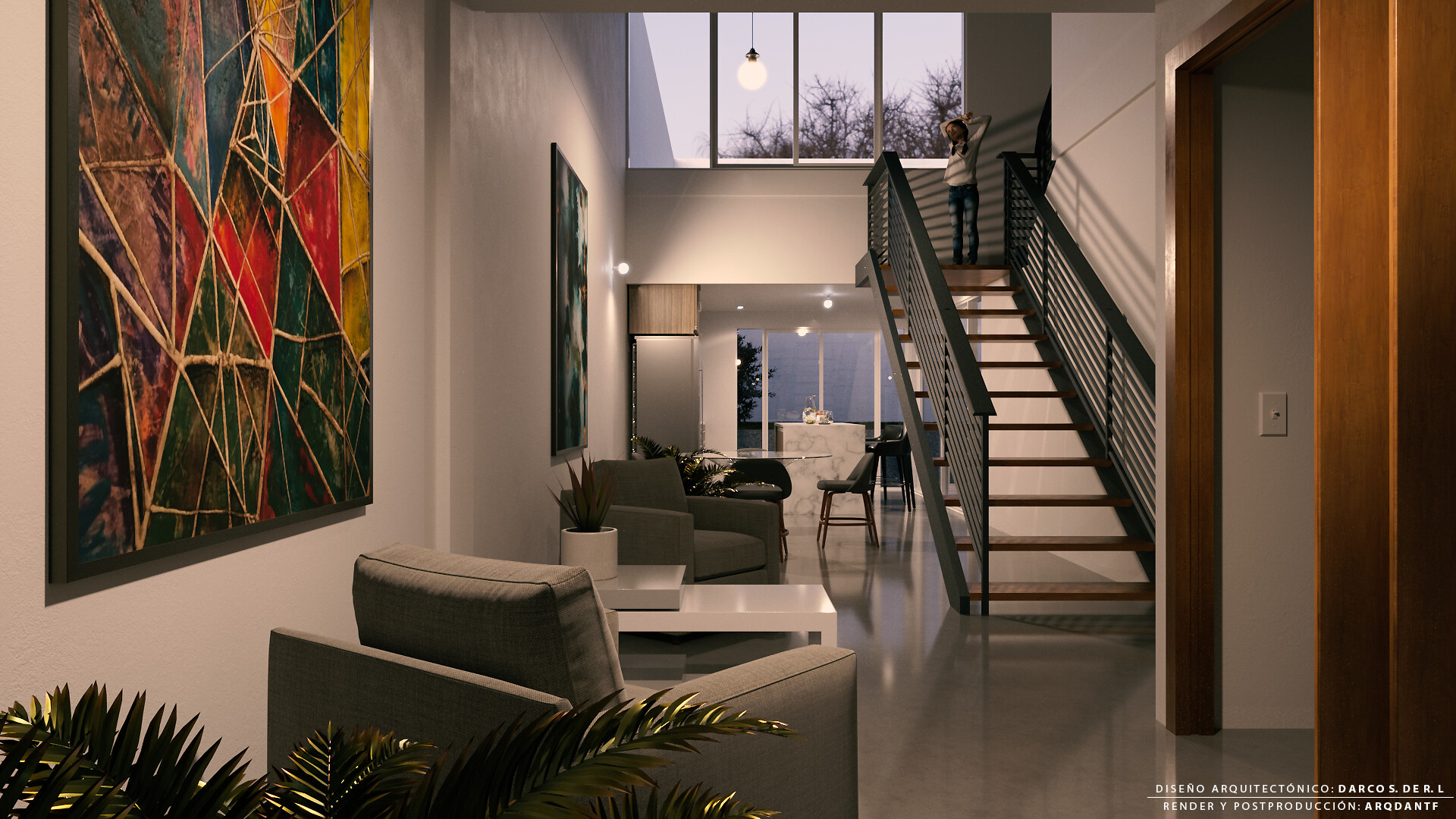 ARQDANTF - REMODELACIÓN CASA DE HABITACIÓN. Un proyecto de DARCO S. de R.L.