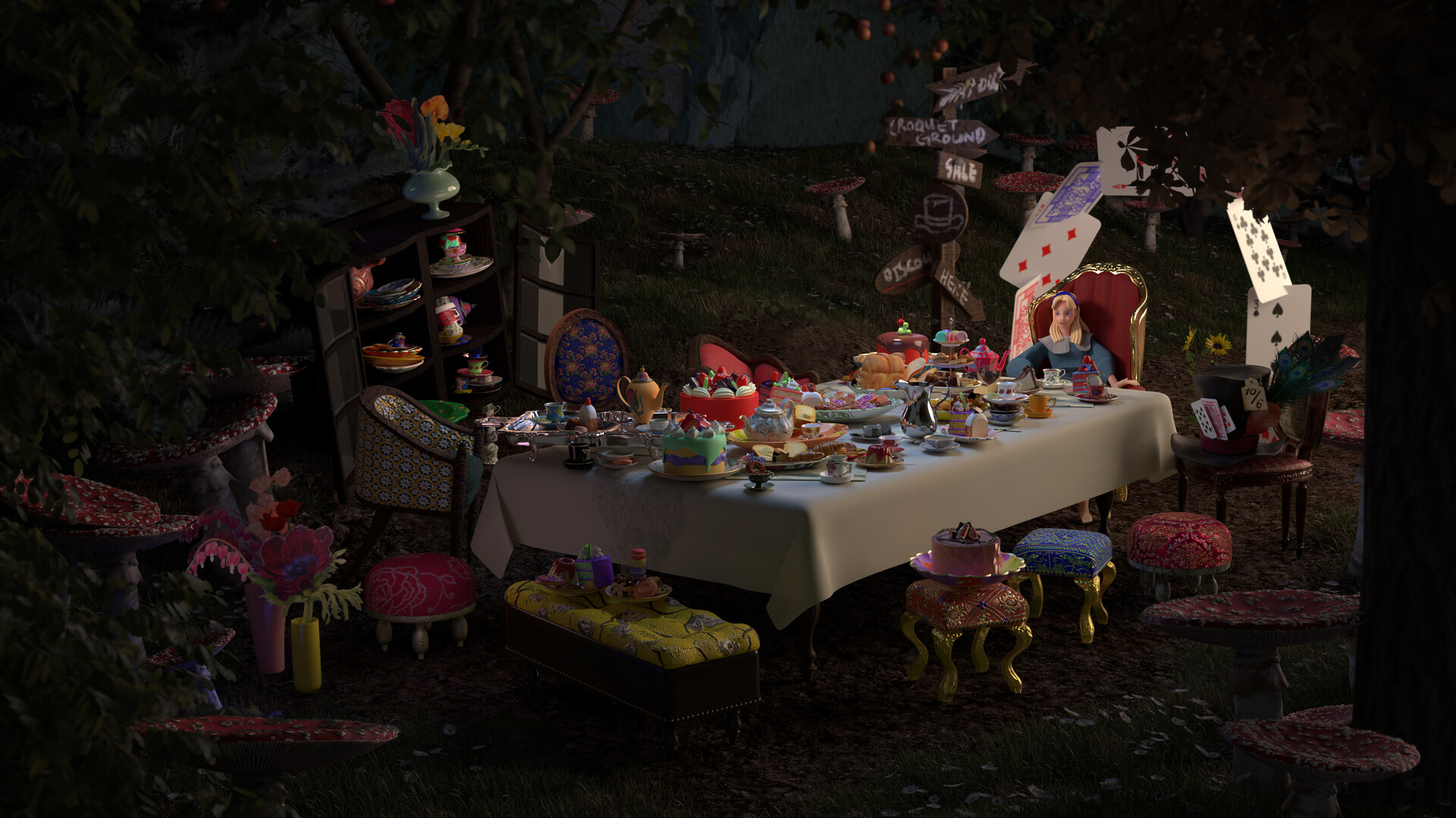 ArtStation - A Mad Tea Party
