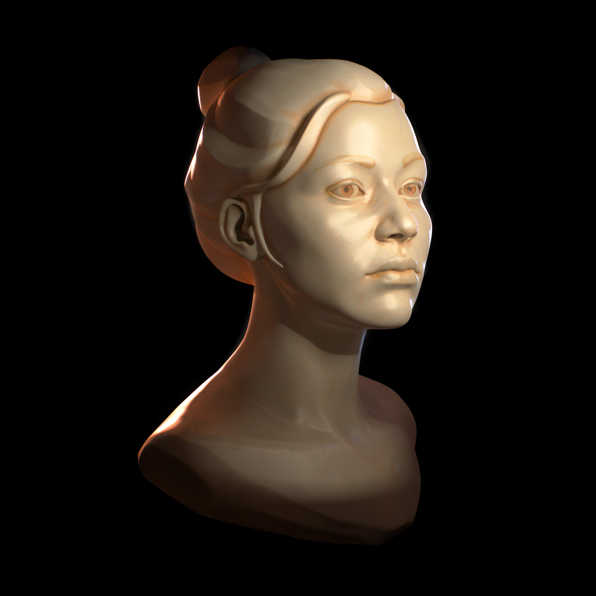 Daniel Ziev - Female Head Bust Practice
