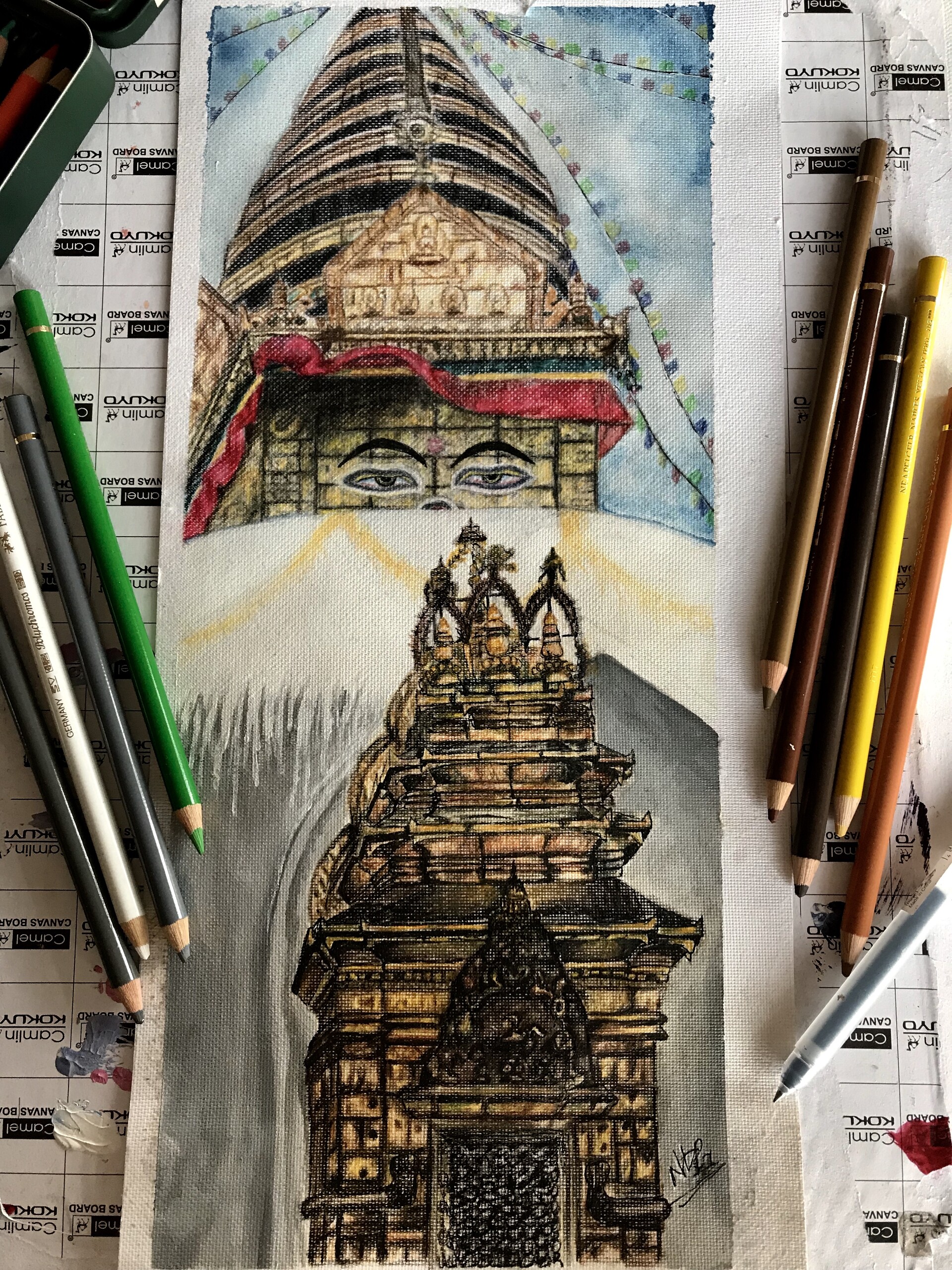 ArtStation - Swayambhunath