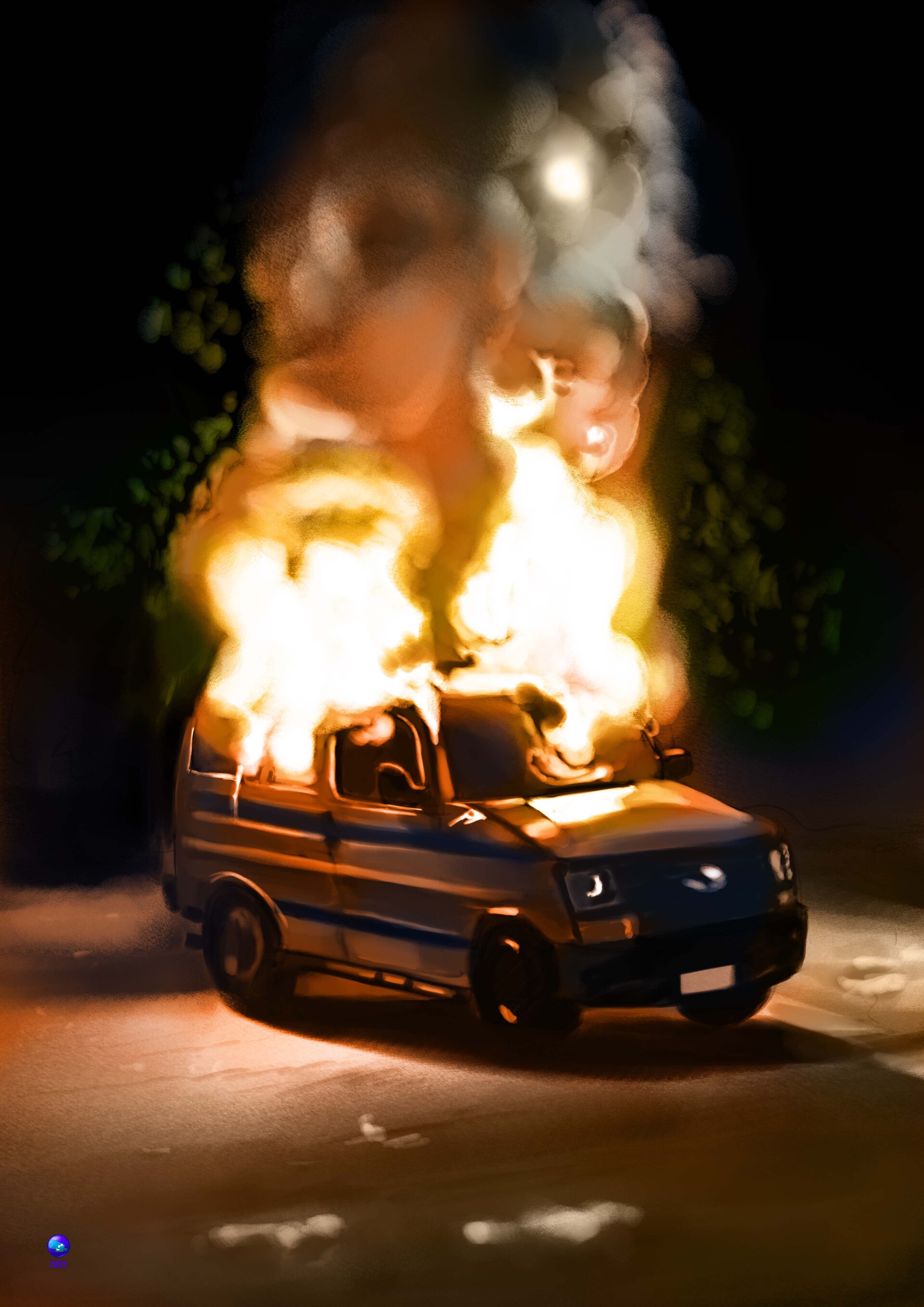ArtStation - study of fire