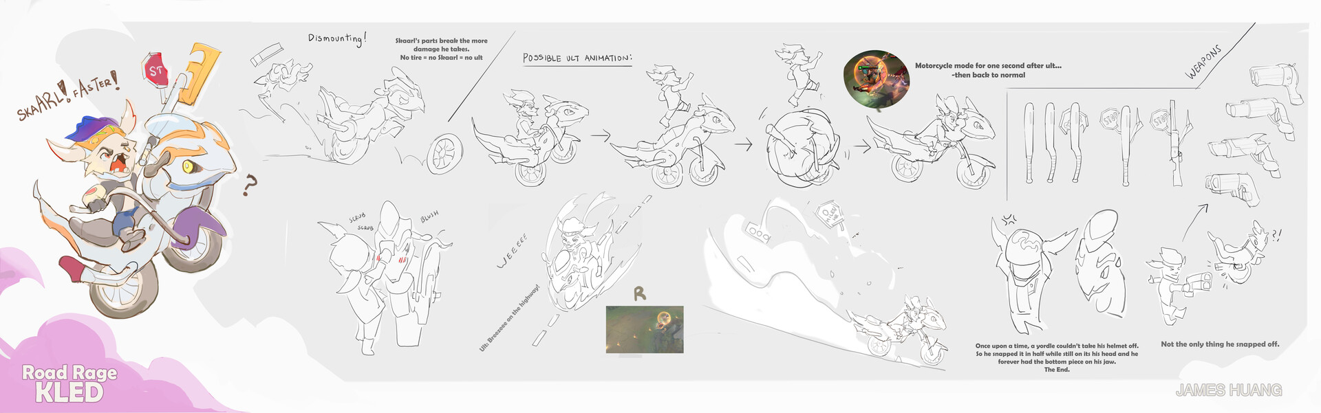 James Huang - Road Rage Kled - League of Legends (Fan Design)