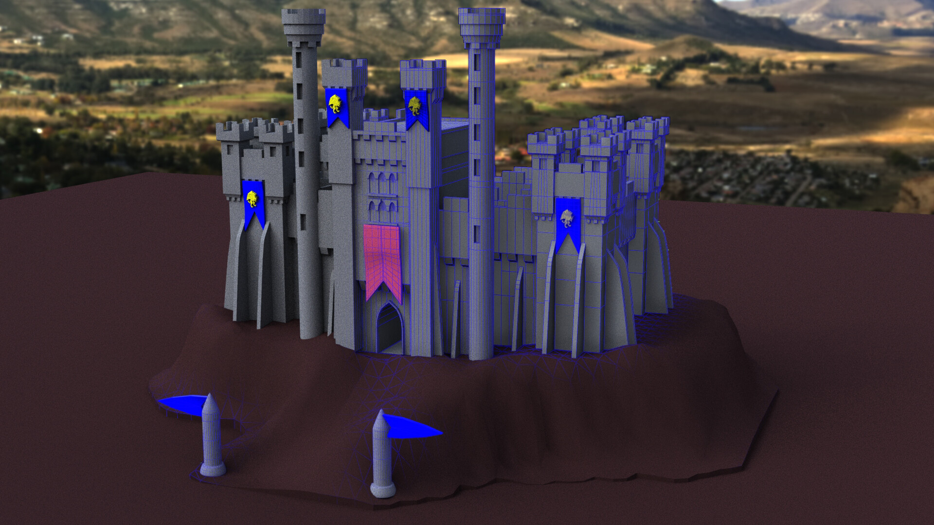 Peter Minneci - 3D Resin Print Experimentation Castle HOMM3
