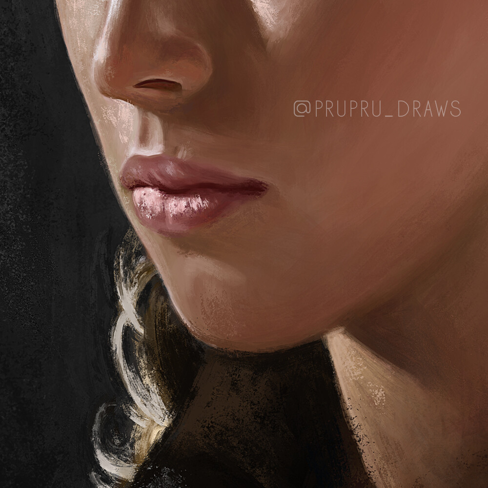 PruPru Draws - Commander Lexa kom Trikru painting