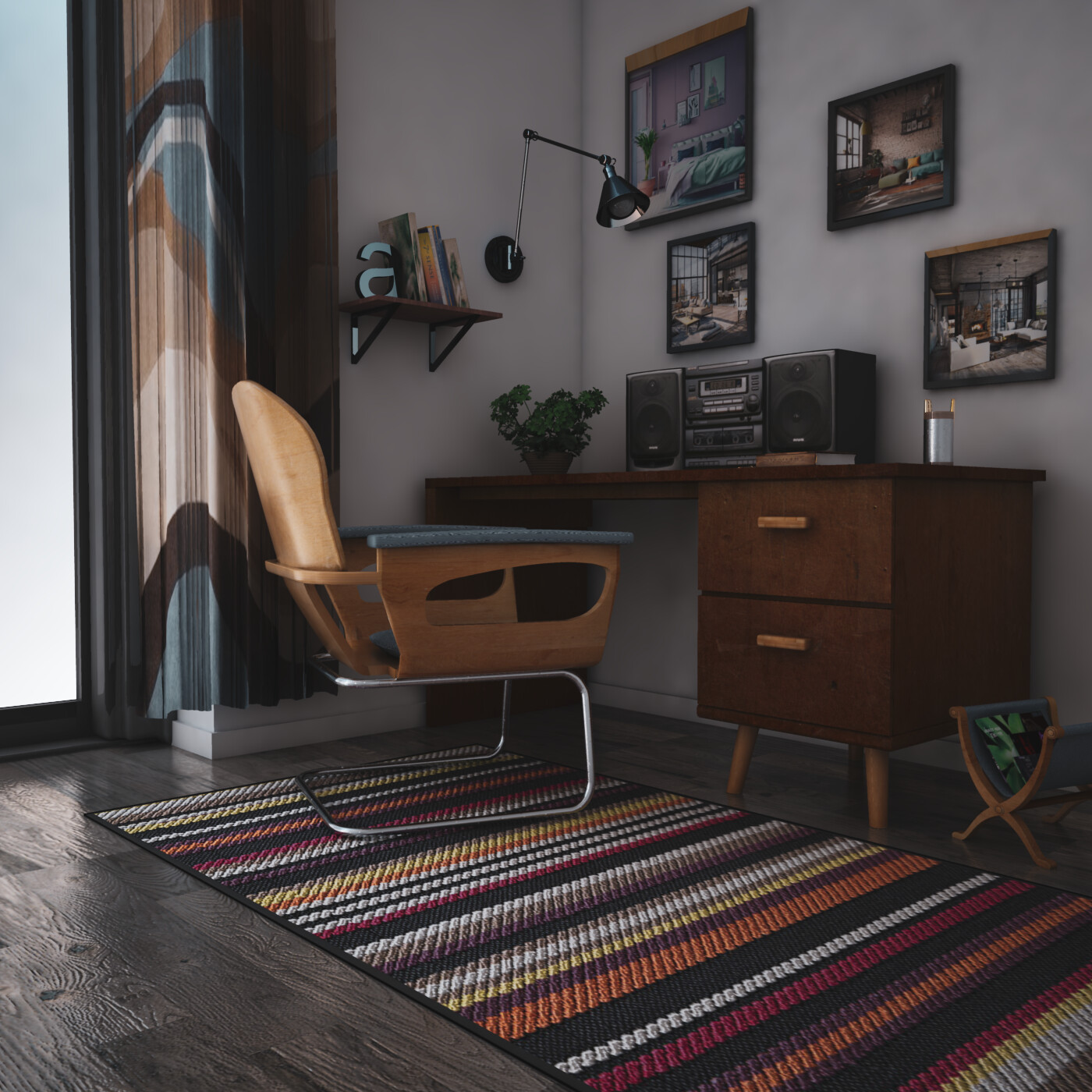 ArtStation - Retro room