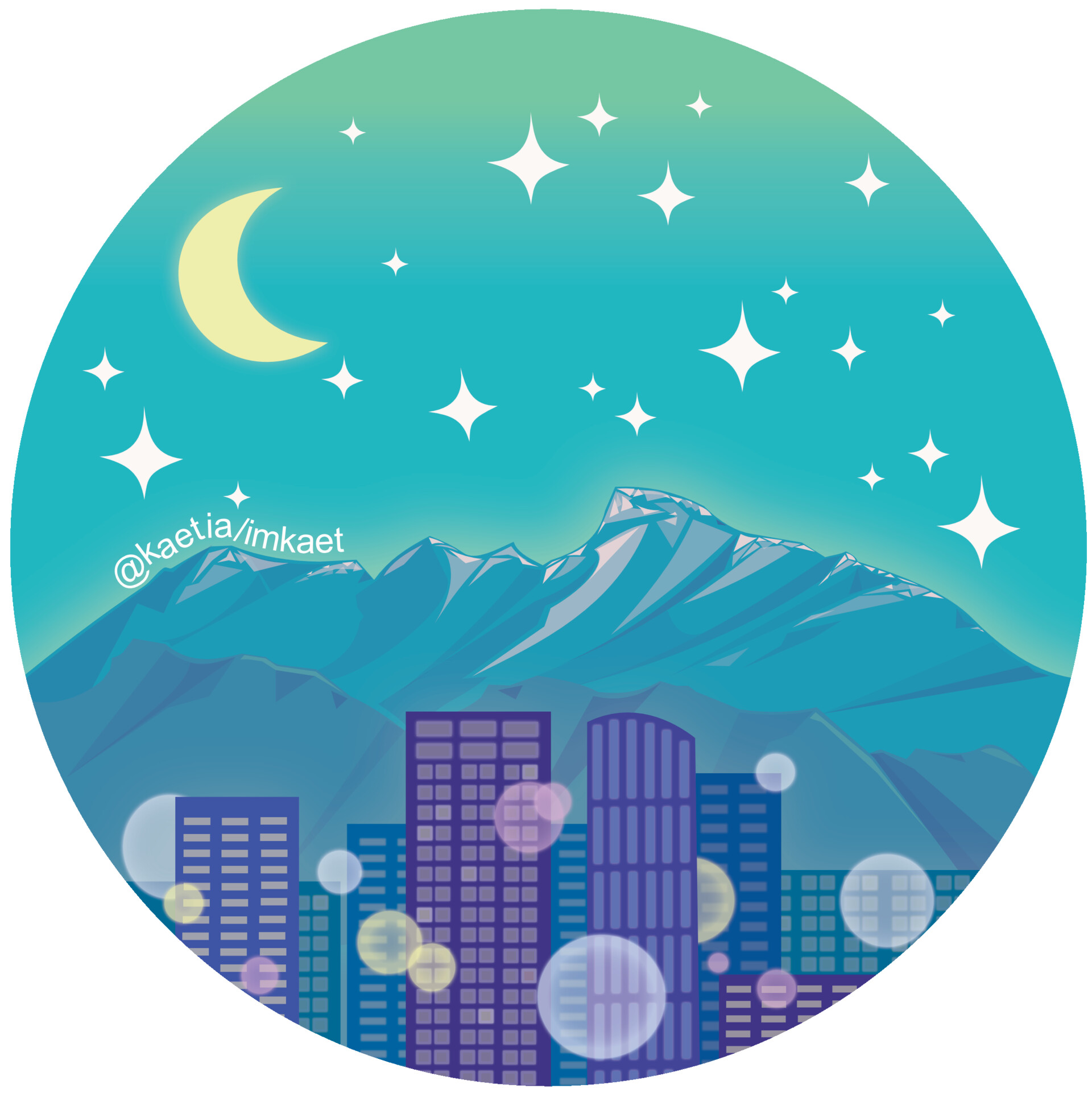 ArtStation - Denver Cityscape - Sailor Moon Inspired