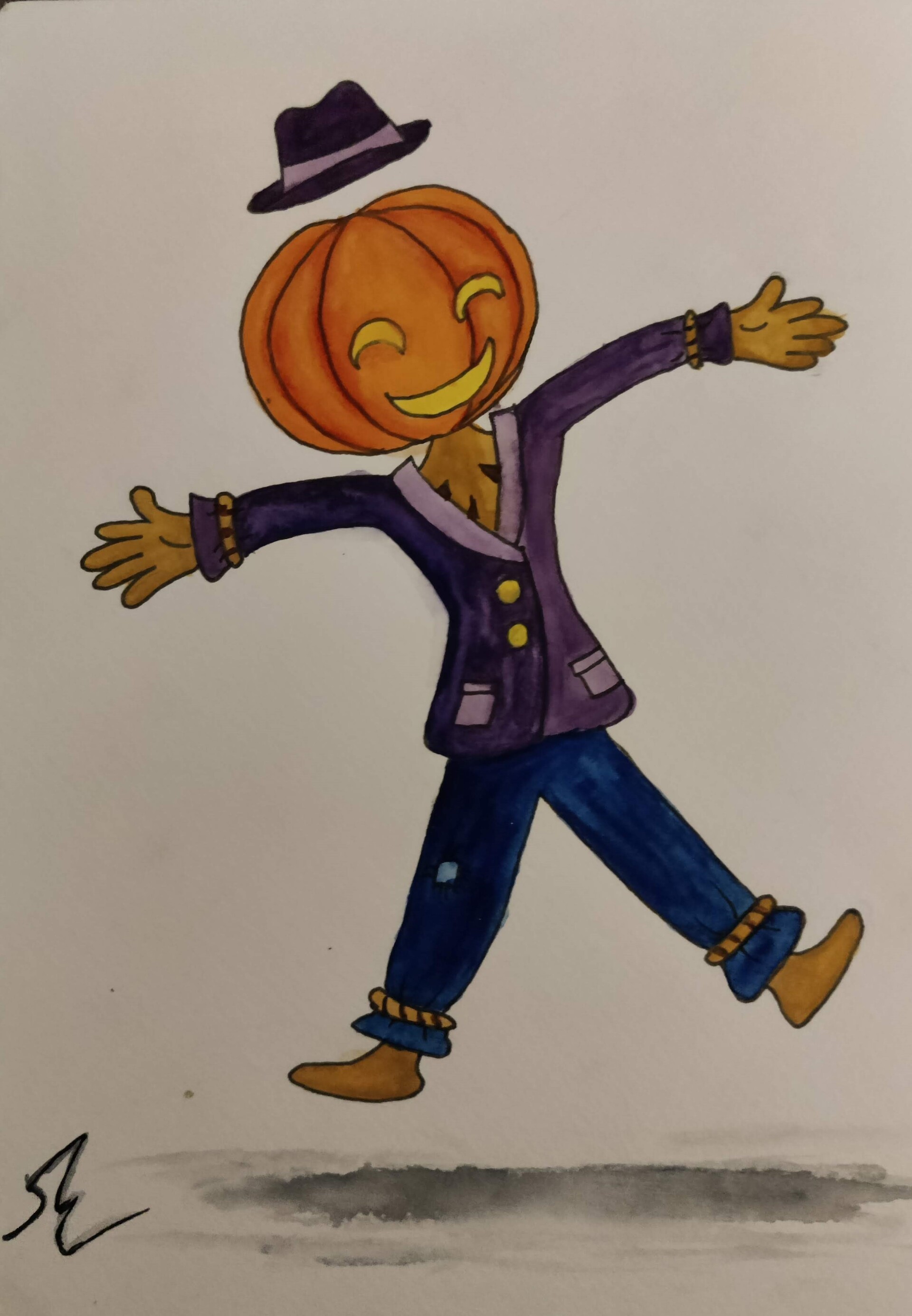 ArtStation - Pumpkin Scarecrow