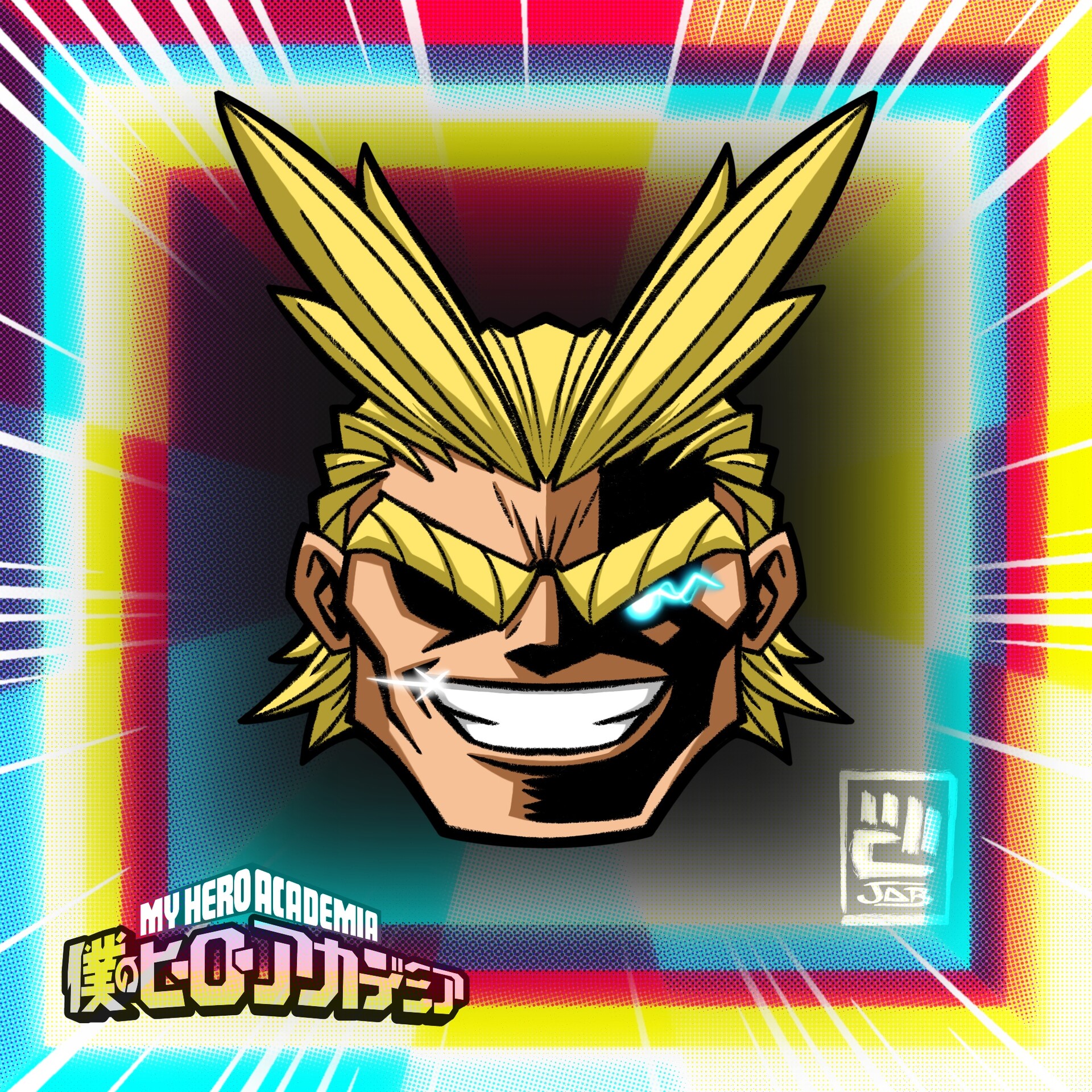 ArtStation - MHA: All Might, Endeavor, Hawks, Eraserhead, Fat Gum