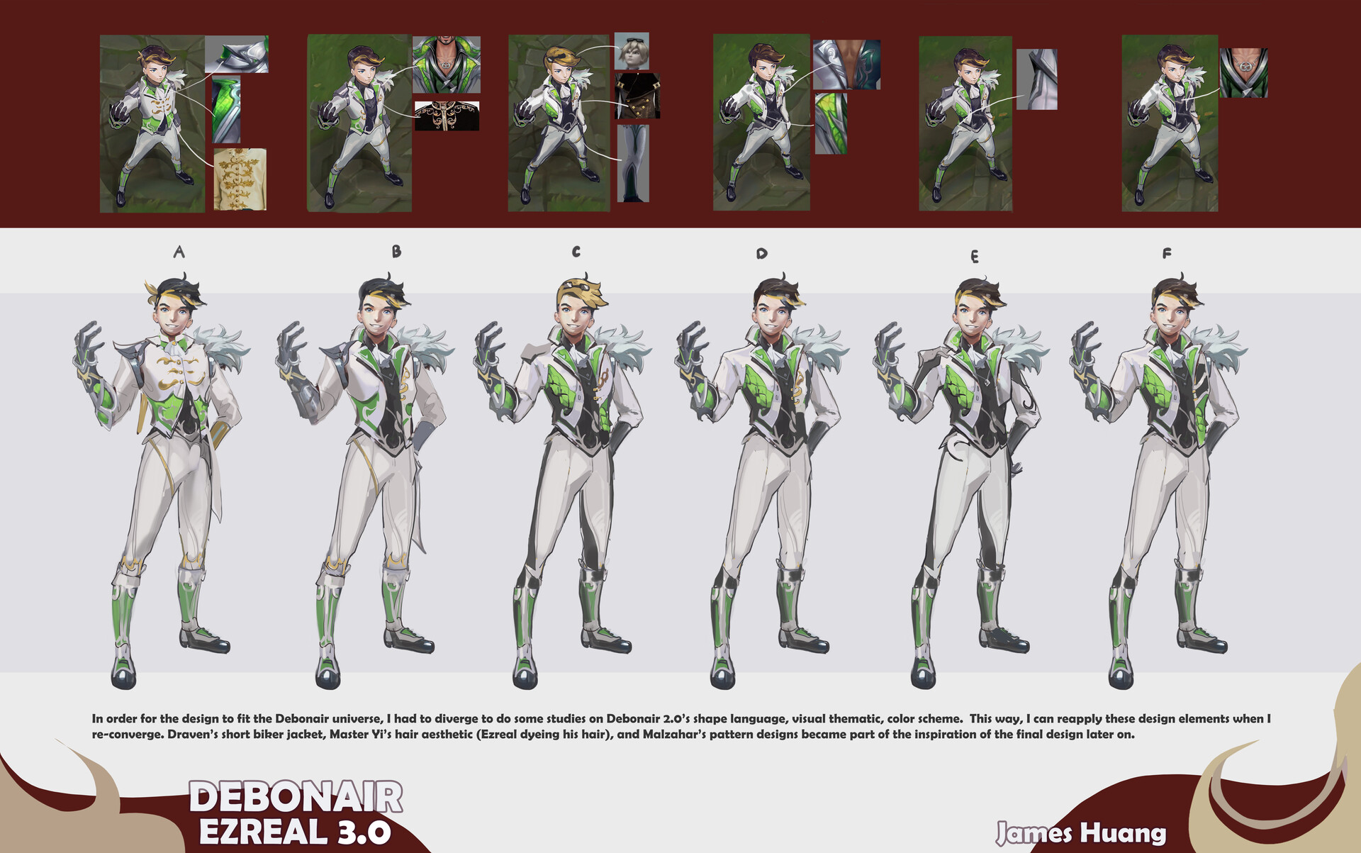 James Huang - Debonair Ezreal 3.0 - (Fan Design) League of Legends