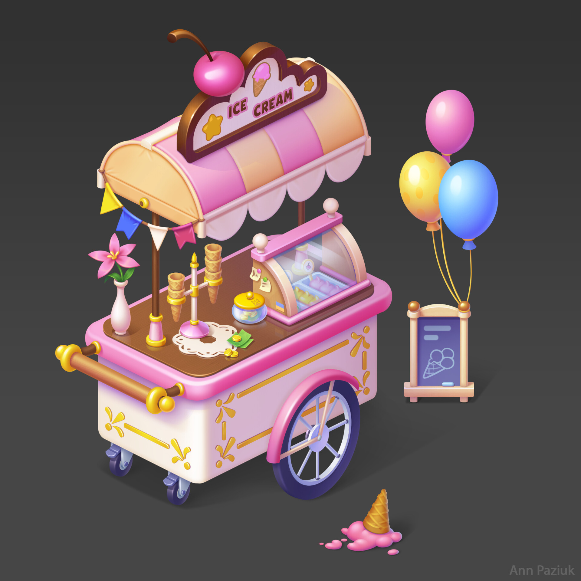 Ann Paziuk - 2D Props Design