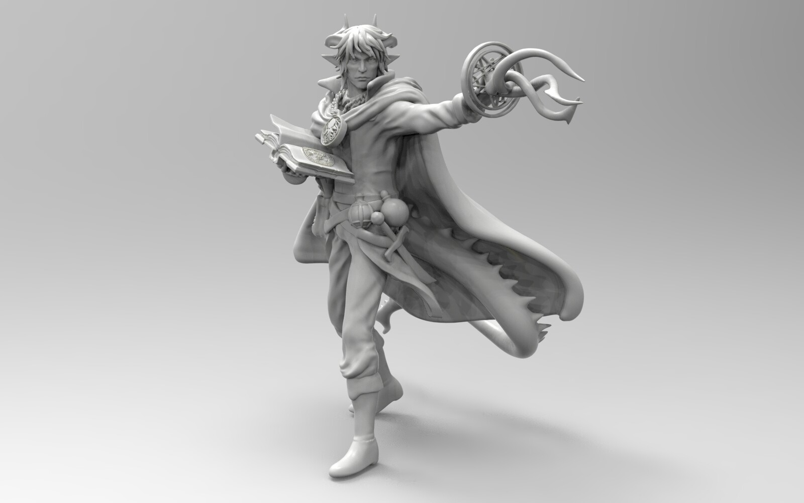 ArtStation - Eldrich priest Tiefling 3D-print