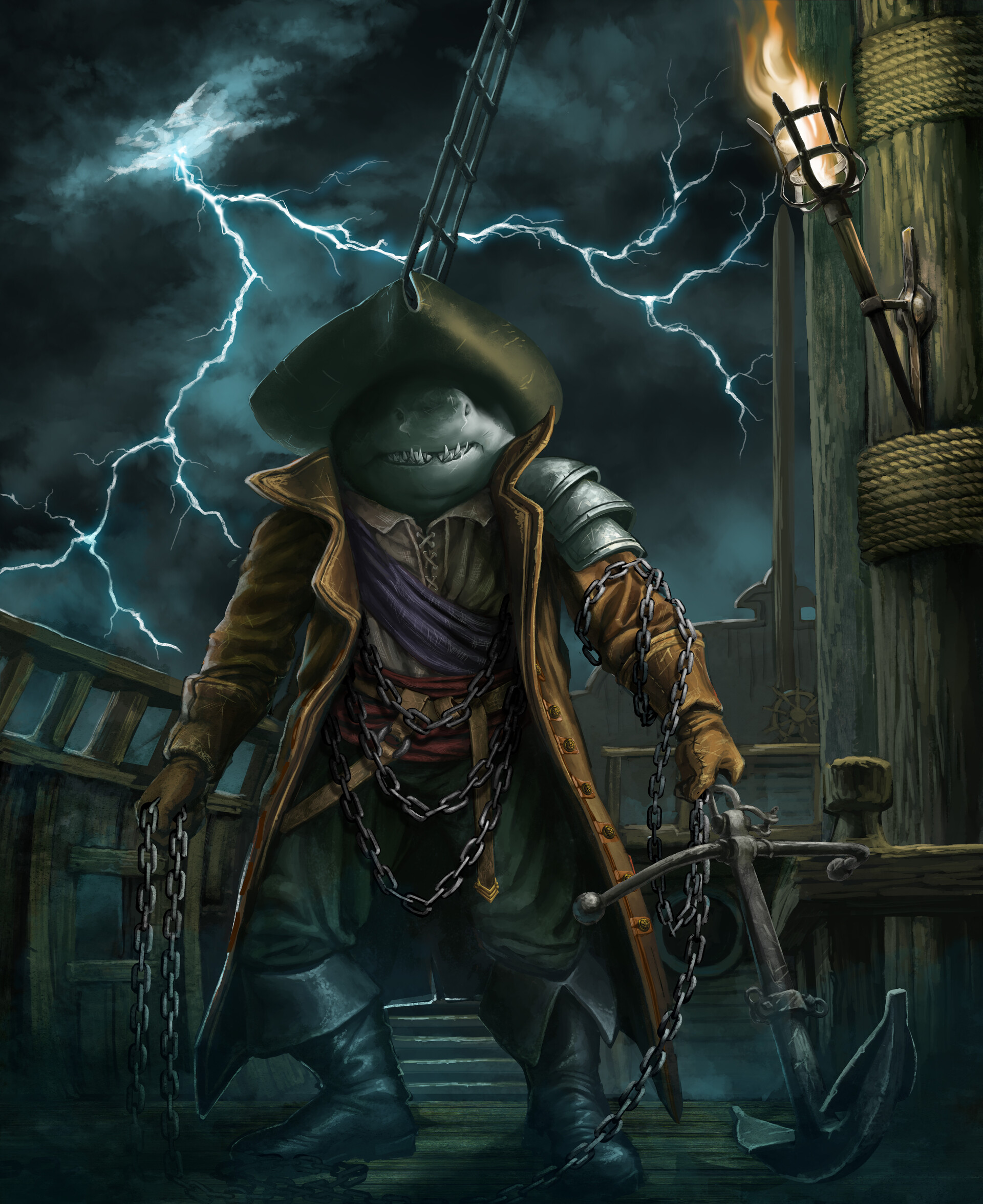 ArtStation - Fin - DnD Character Commssion