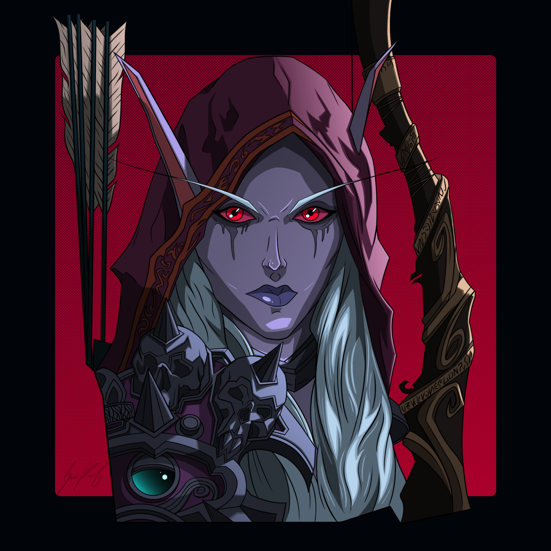 Artstation Sylvanas Windrunner World Of Warcraft
