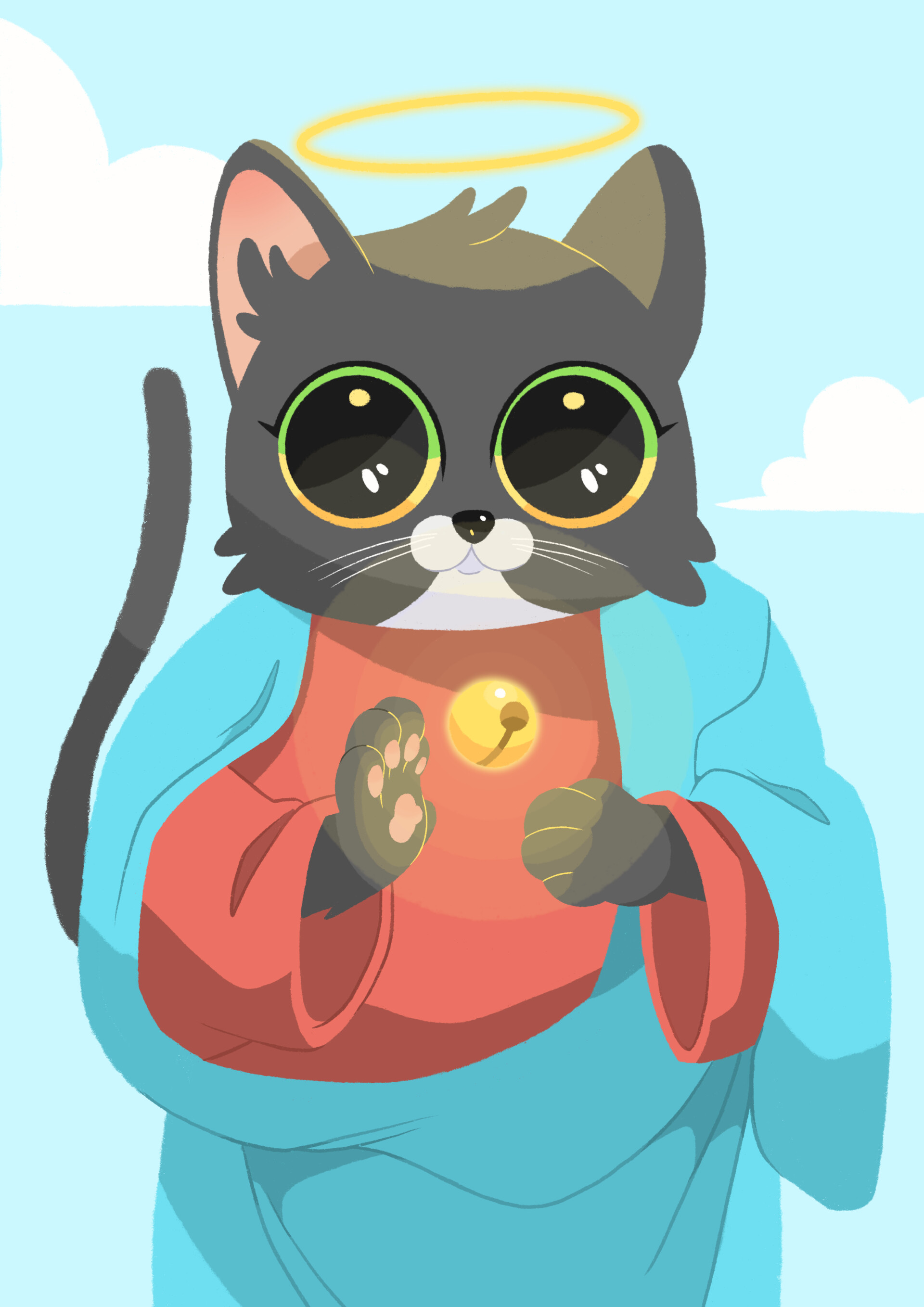 ArtStation - Holy Cat | Artwork