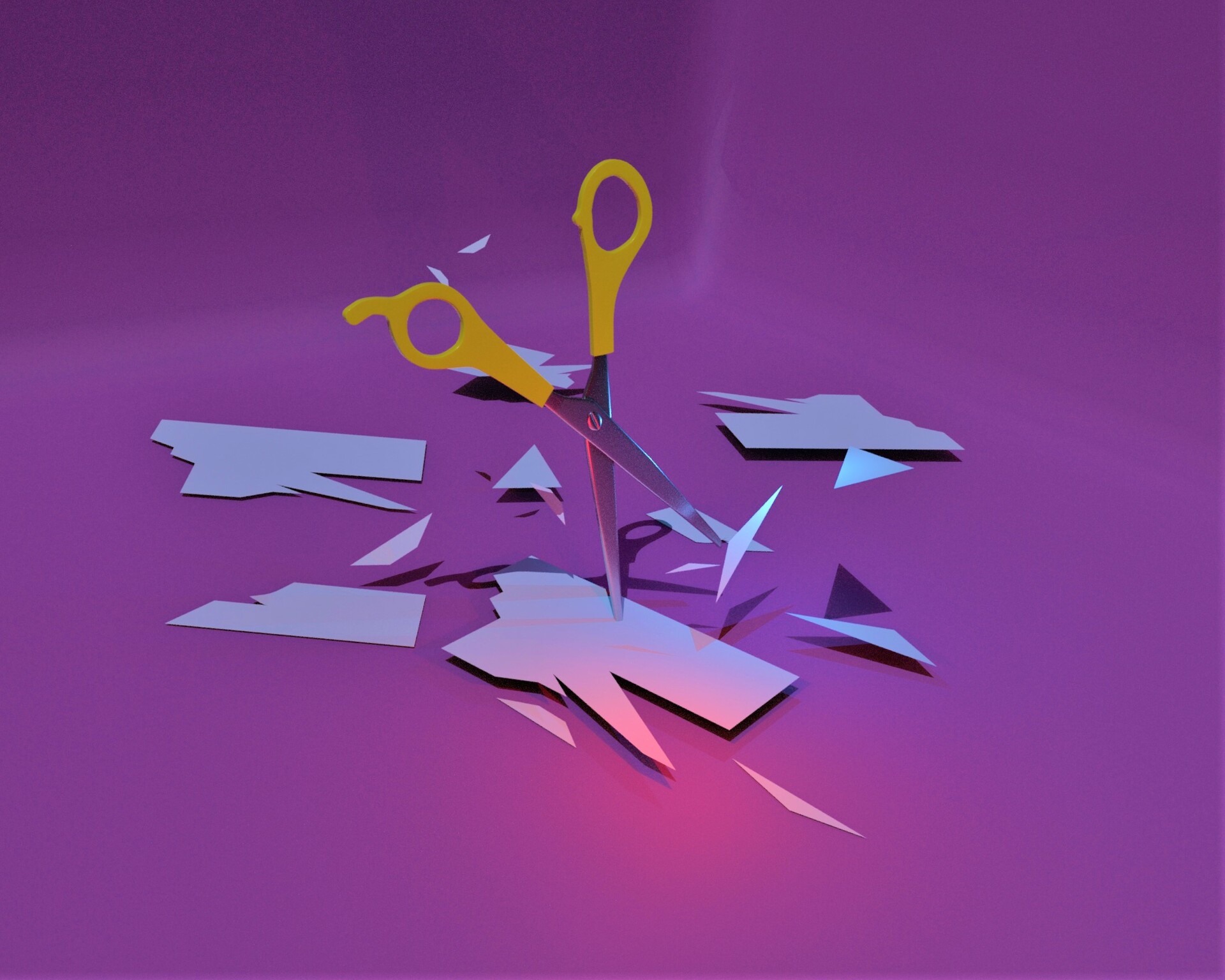 ArtStation - 3D (SCISSOR) in maya...🔥