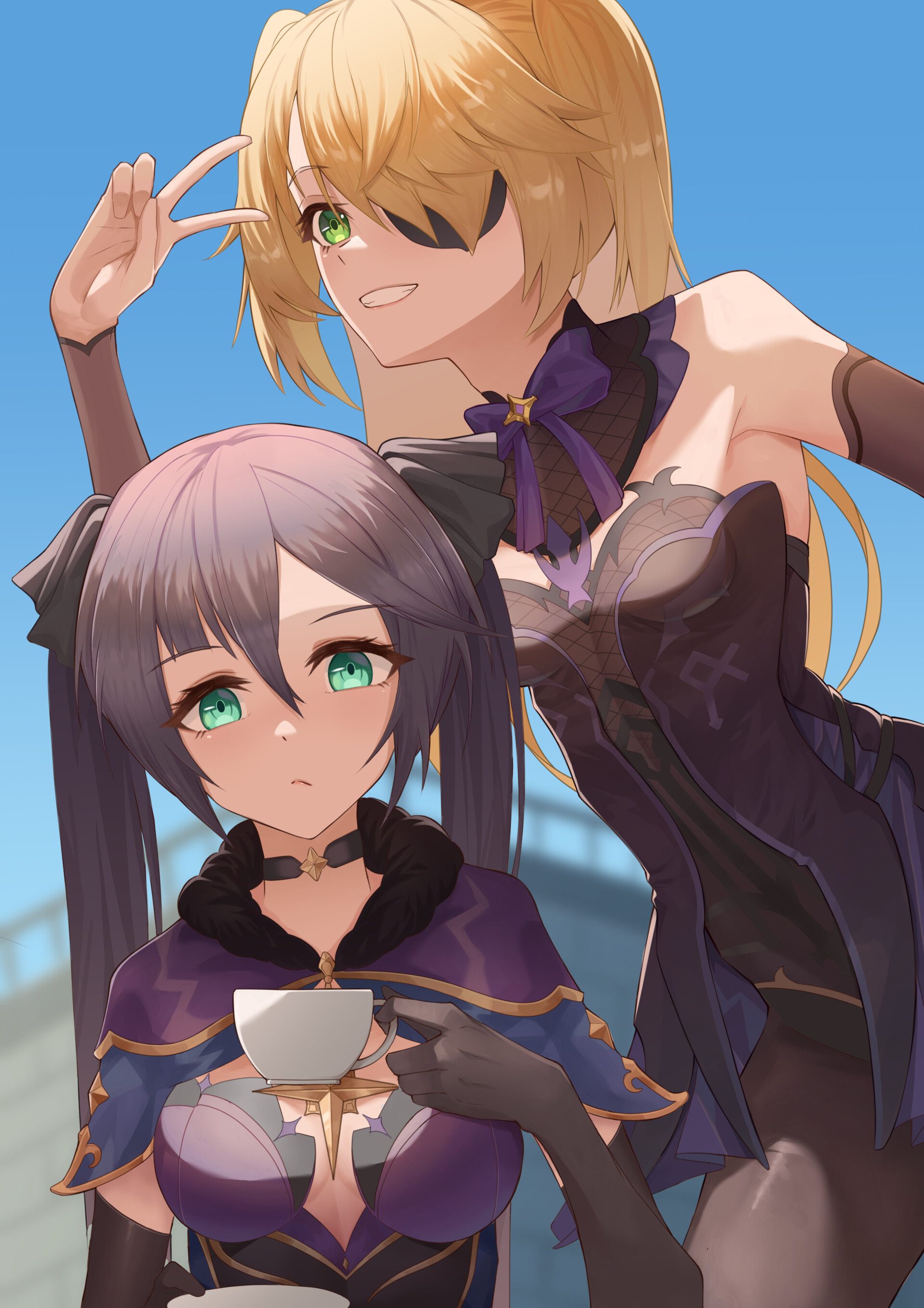 ArtStation - Genshin Impact - Mona/Fischl