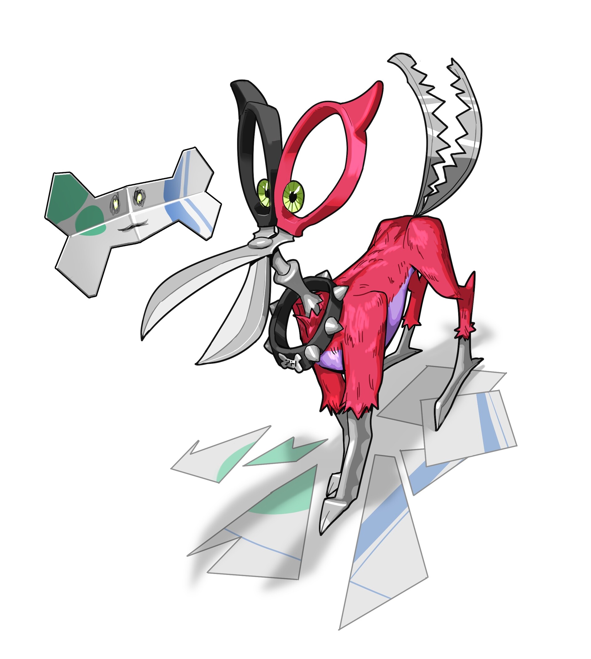 ArtStation - The puppy that made a friend