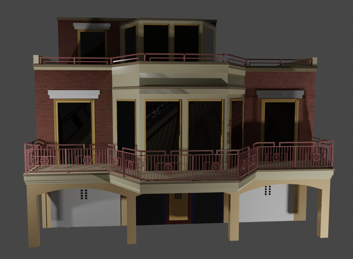 ArtStation - Building 3 (Blender)