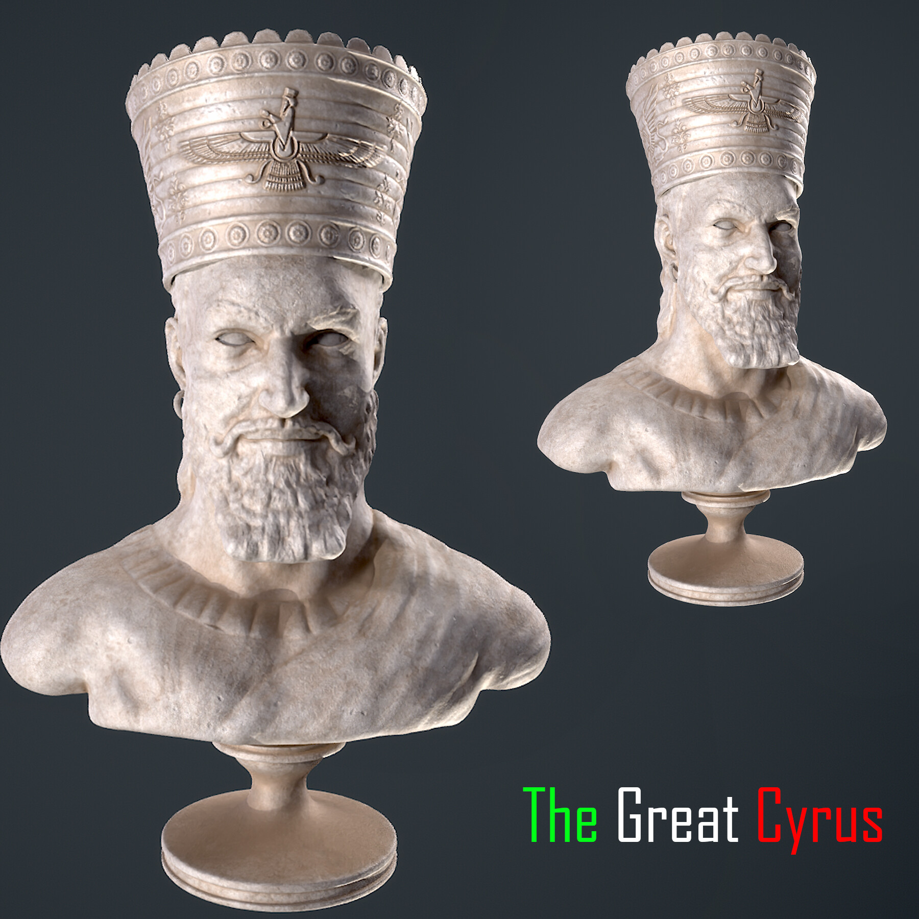Cyrus The Great Statue
