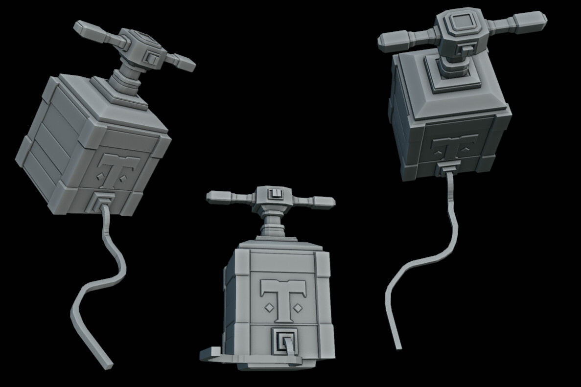 ArtStation - Modeling TNT fuse in simple forms