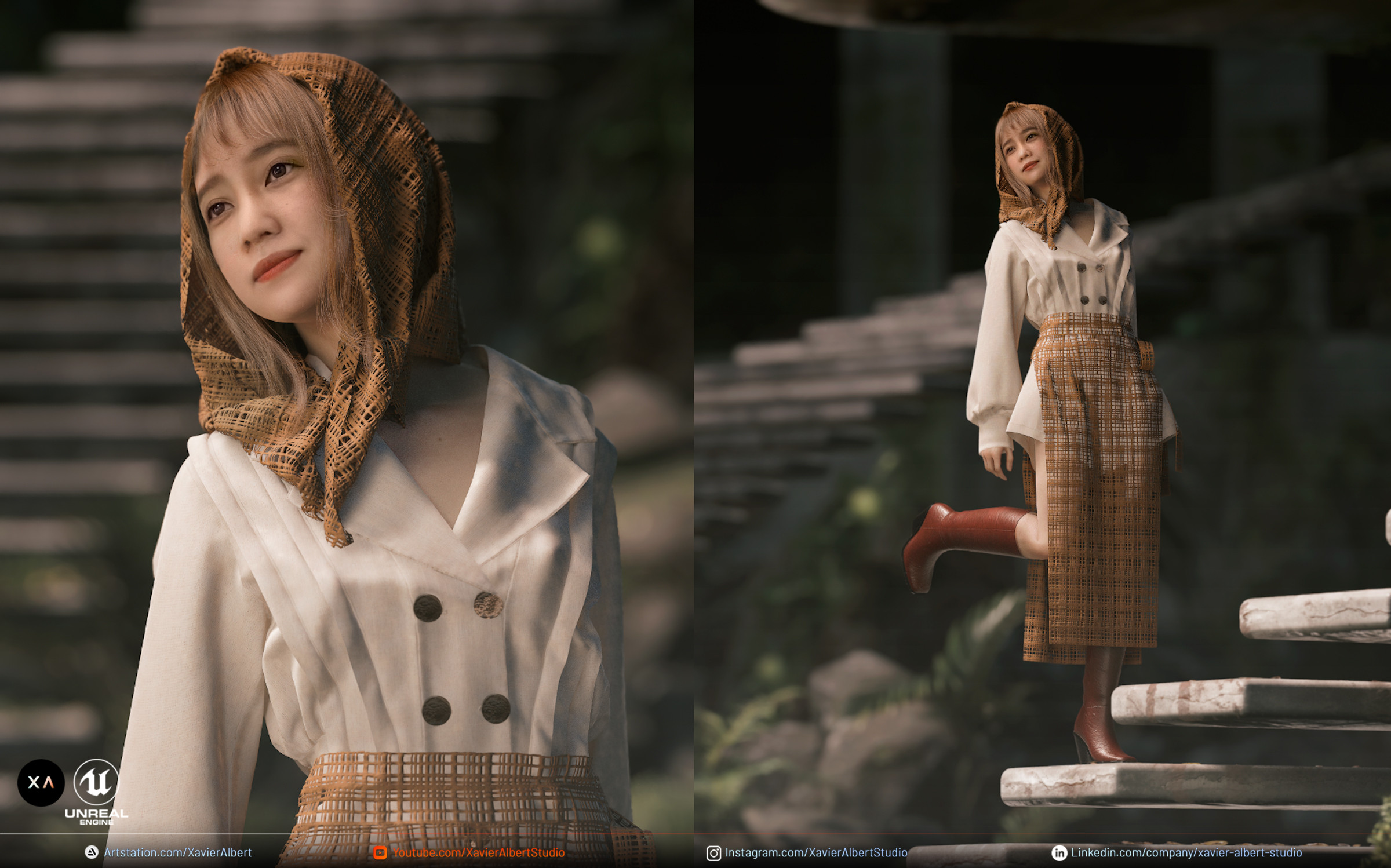 Xavier Albert - Post Apocalyptic environment for ZOZO NEXT Virtual prod (2021 - UE4)