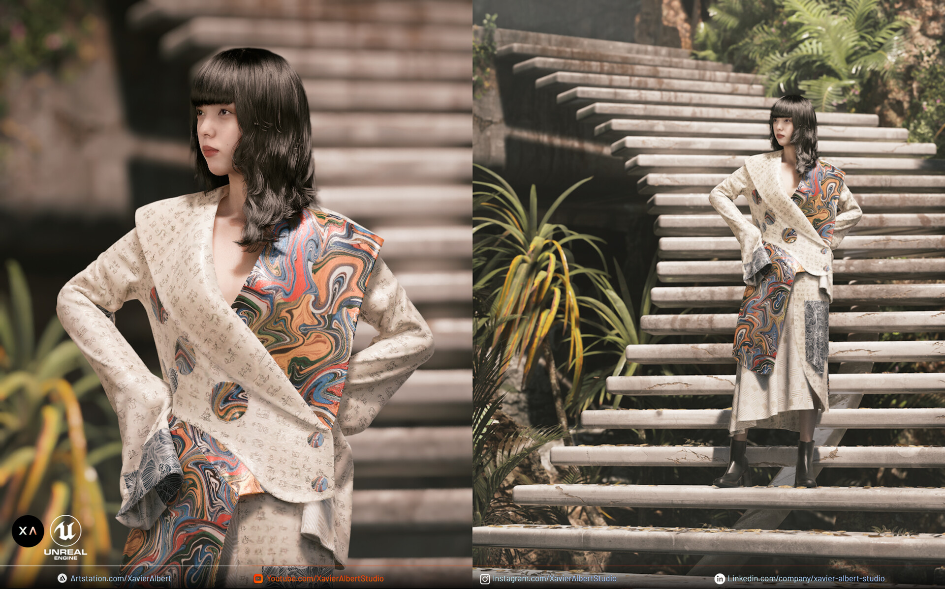 Xavier Albert - Post Apocalyptic environment for ZOZO NEXT Virtual prod (2021 - UE4)