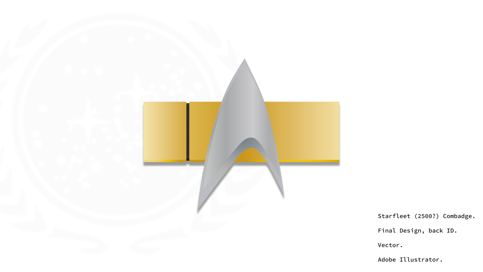 ArtStation - Starfleet combadge + internals.