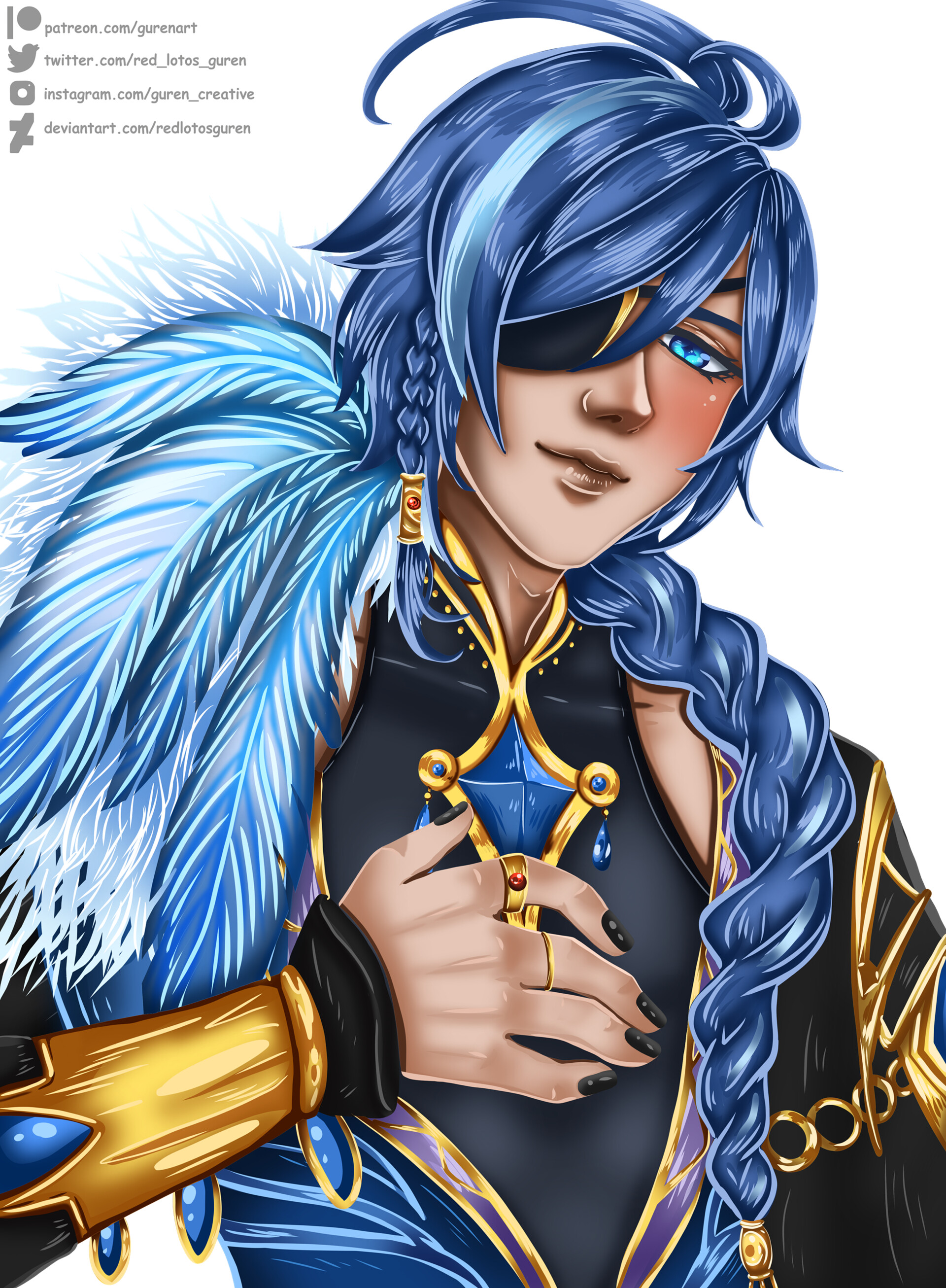 ArtStation - Kaeya in new skin