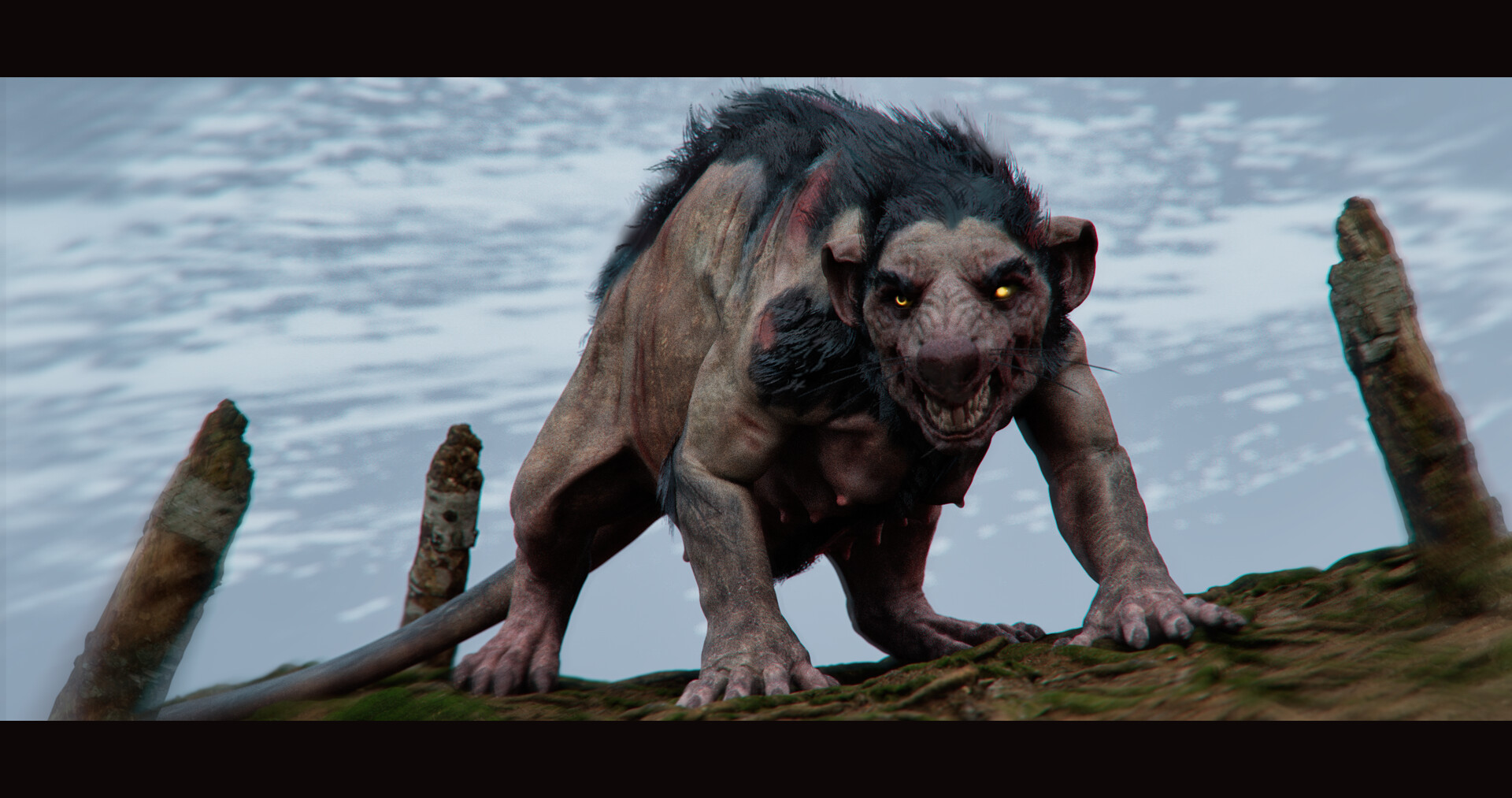 ArtStation - Rat Mother – Boss Creature Concept (The Last Oricru)