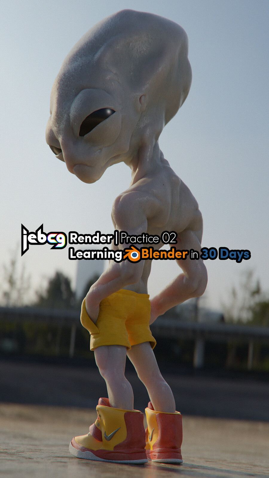 Jorge Baldeon - Jebcg Render | Practice 02 Learning Blender in 30 Days