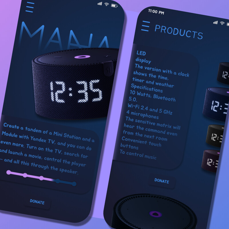 ArtStation - APP DESIGN / YANDEX STARTUP