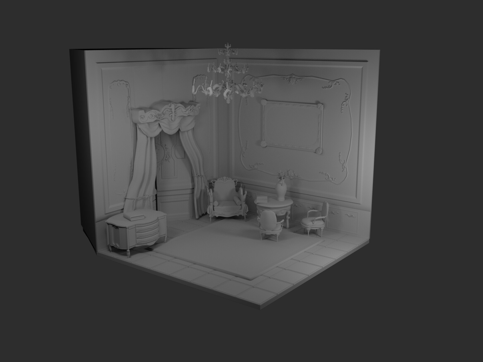 ArtStation - Rococo Room