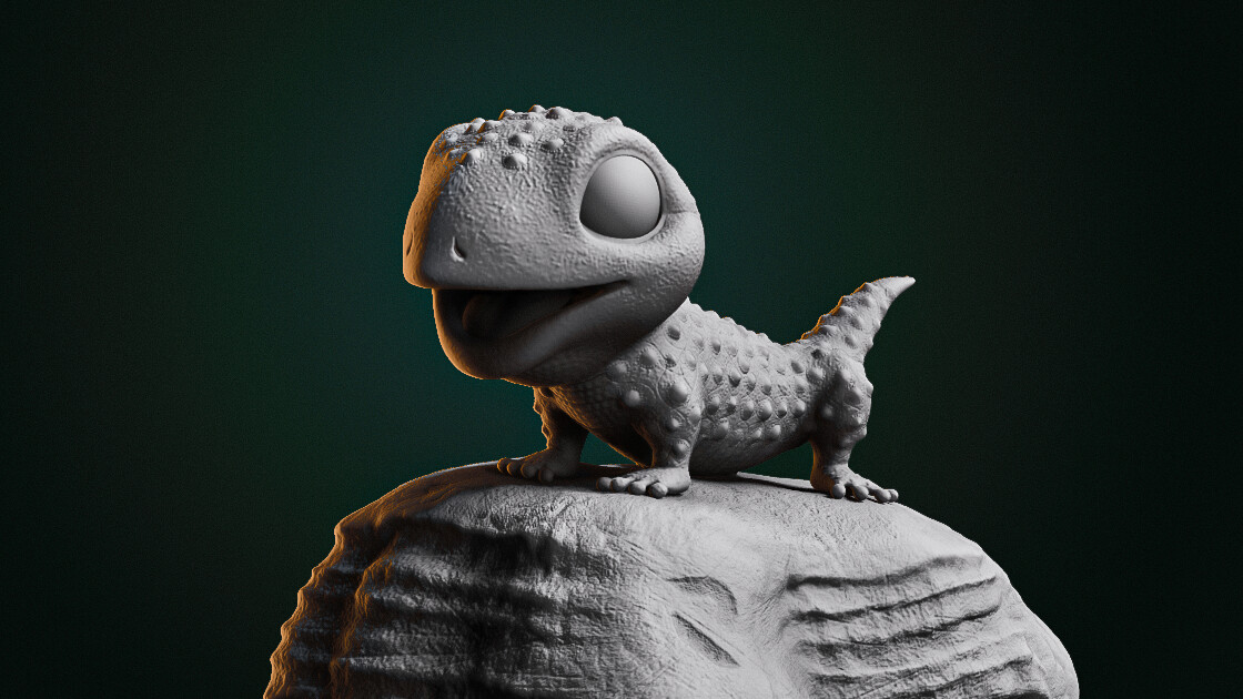 ArtStation - Cute Lizard