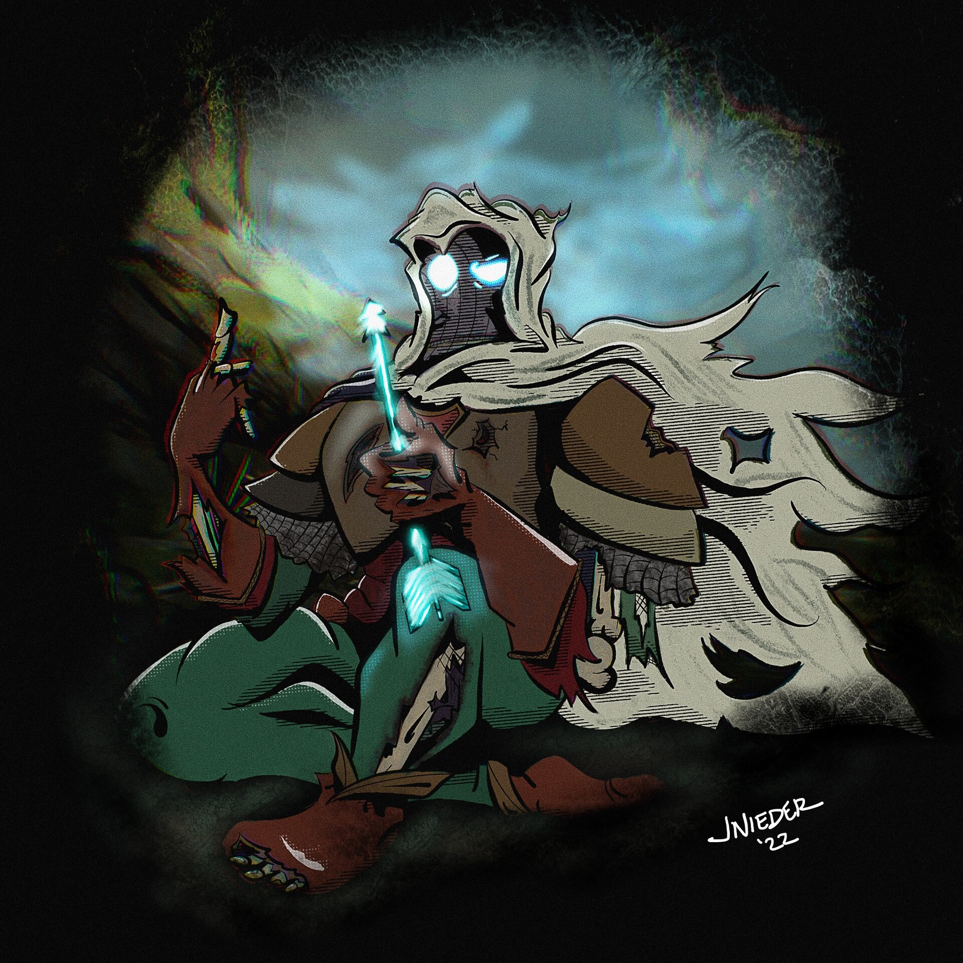 ArtStation - Sniive - The Undead Elven Archer