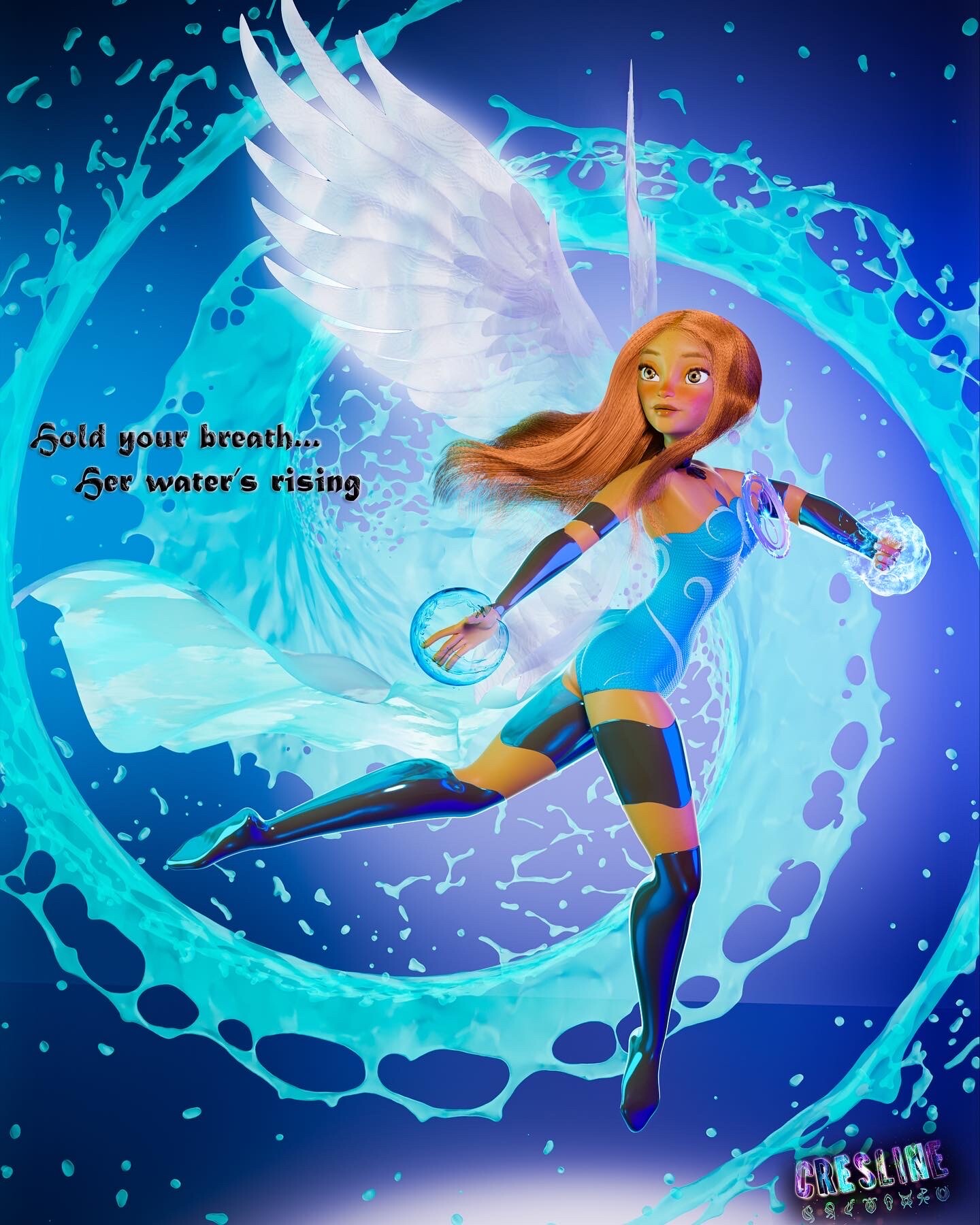 ArtStation - Angel of Hydrokinesis