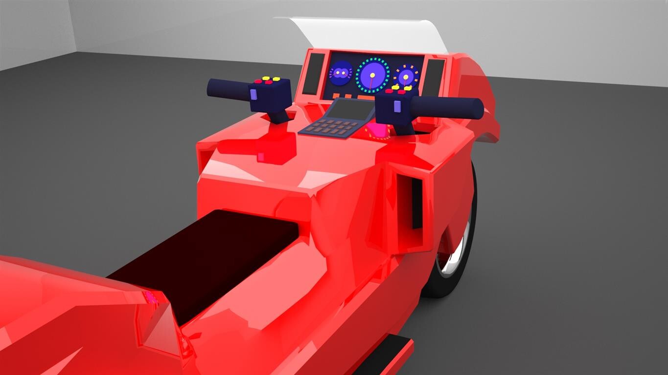 ArtStation - 3D advance concept motor bike