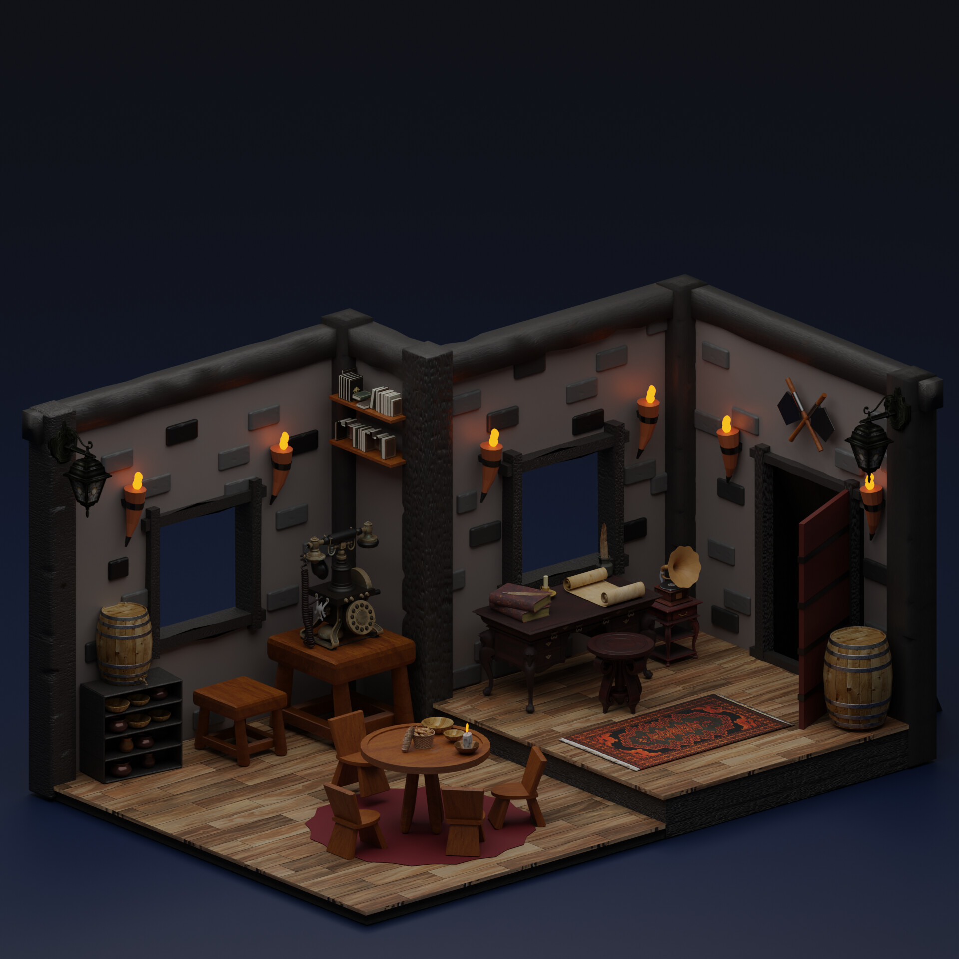 ArtStation - Viking Room