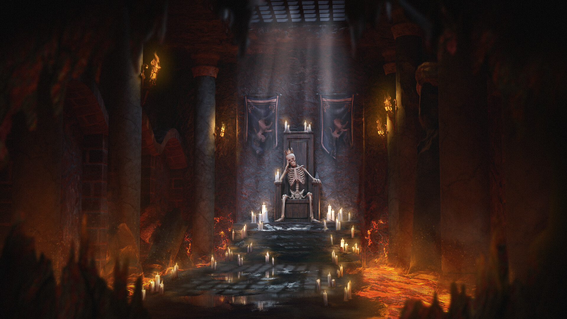 ArtStation - Remake of Daggerfall promo illustration