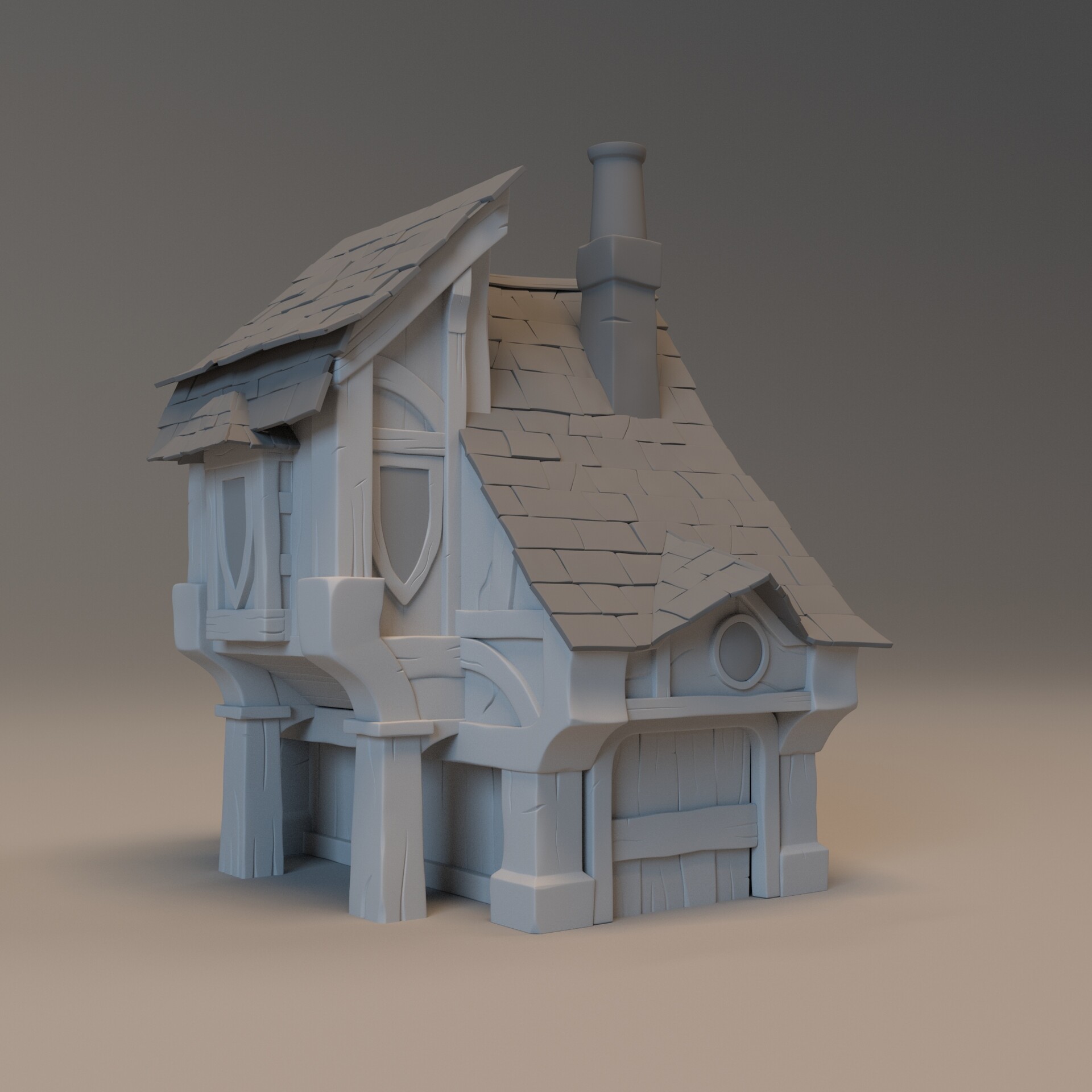ArtStation - stylized house