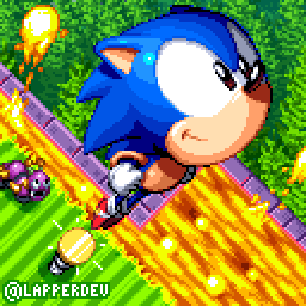 Lapper - Artist & Editor - Classic Sonic Doodles