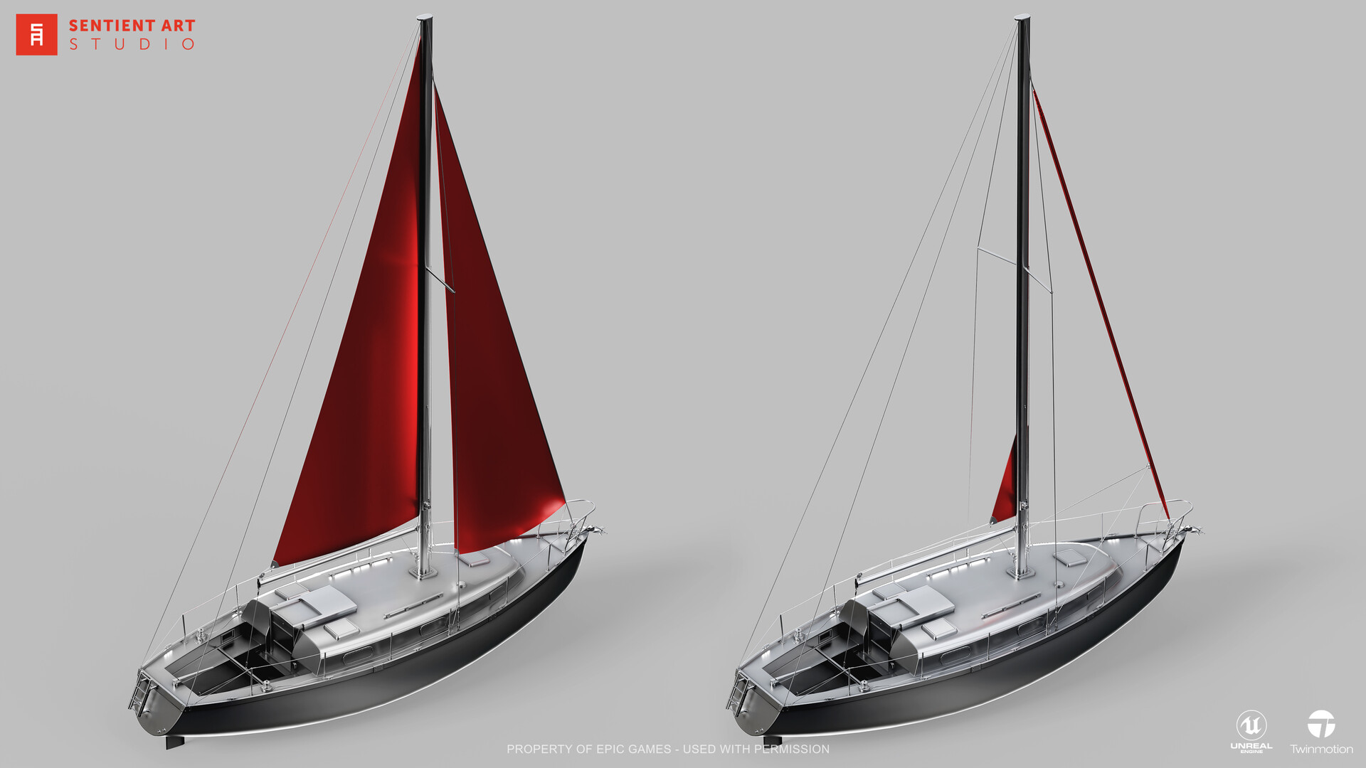 Sentient Art - Twinmotion - Sailboat 1