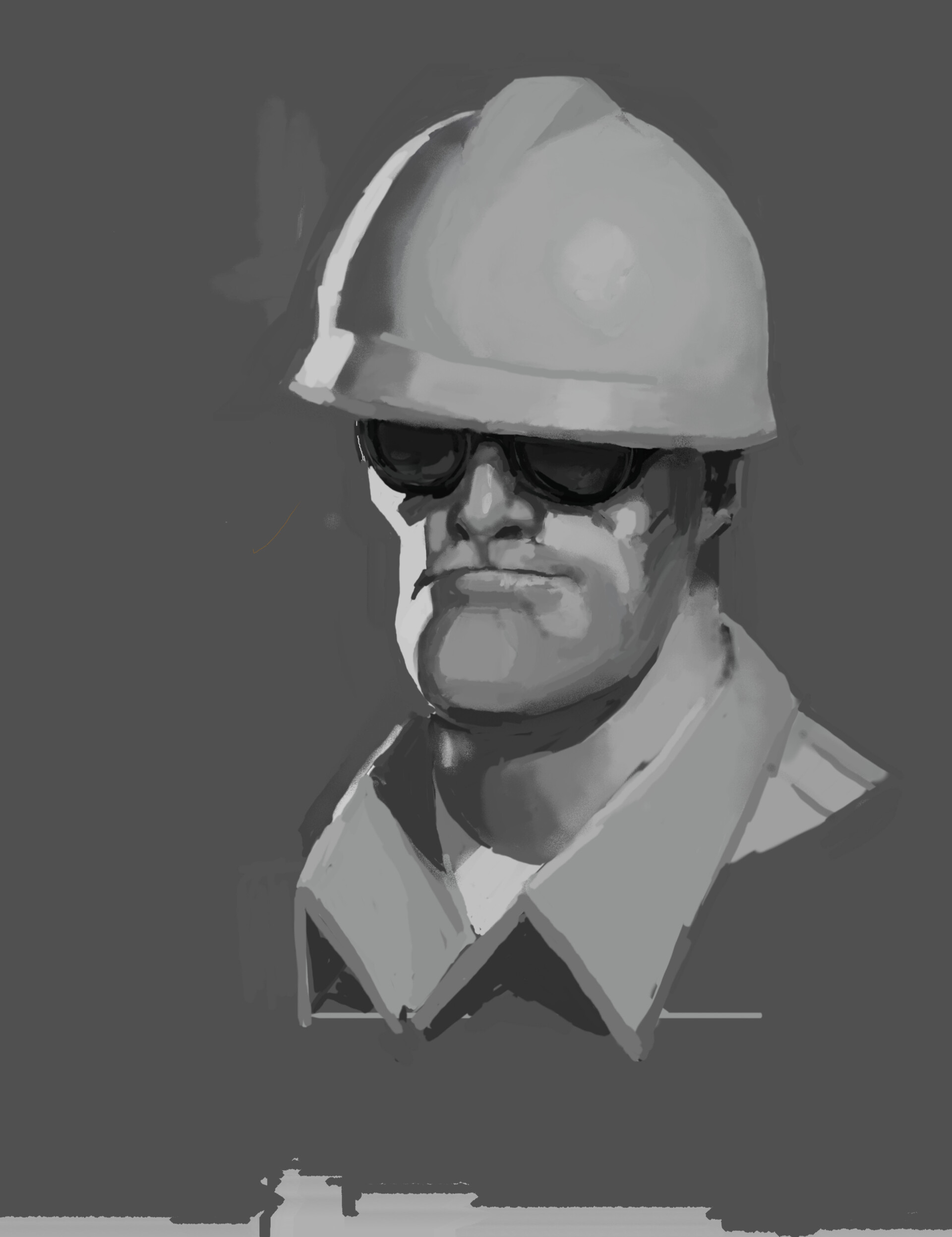 ArtStation - Team fortress Two character portrait studies