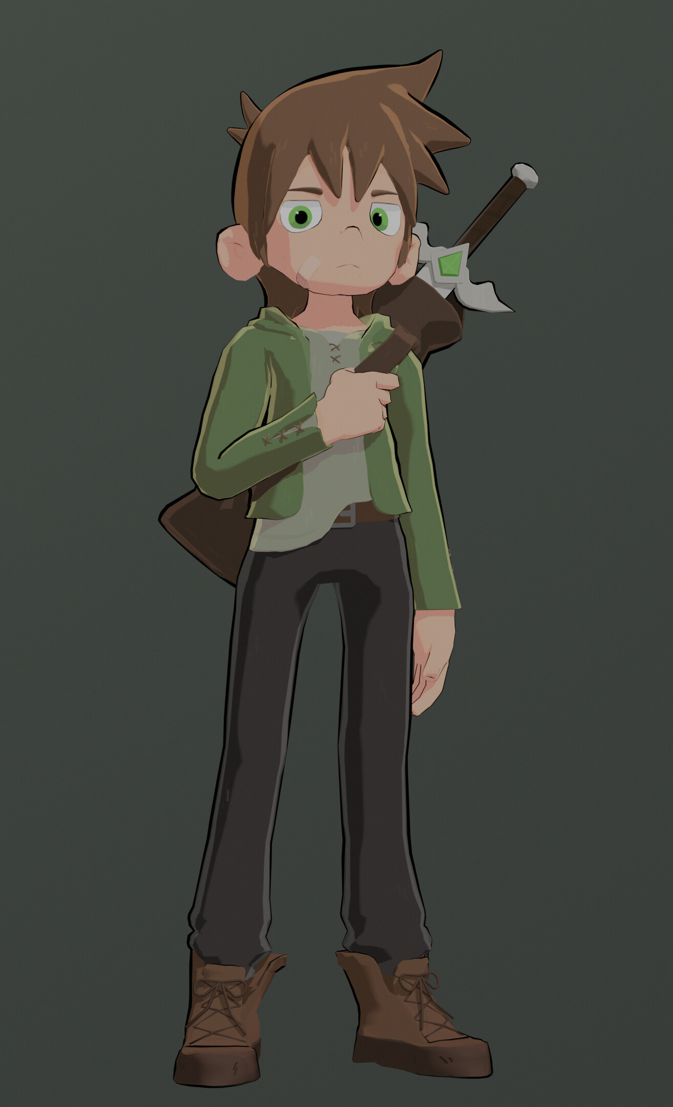 ArtStation - Zach ( Real Time Toon Shaded Original Character)