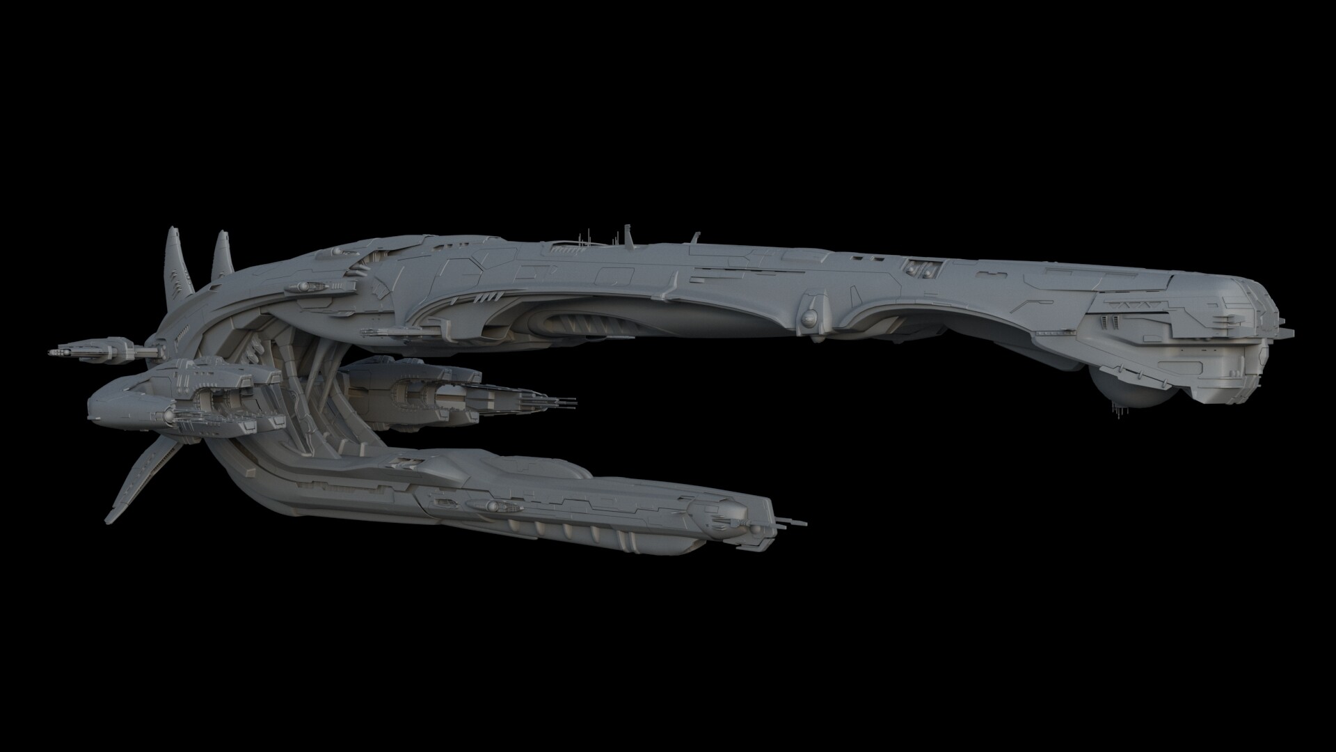 ArtStation - Alien spaceship