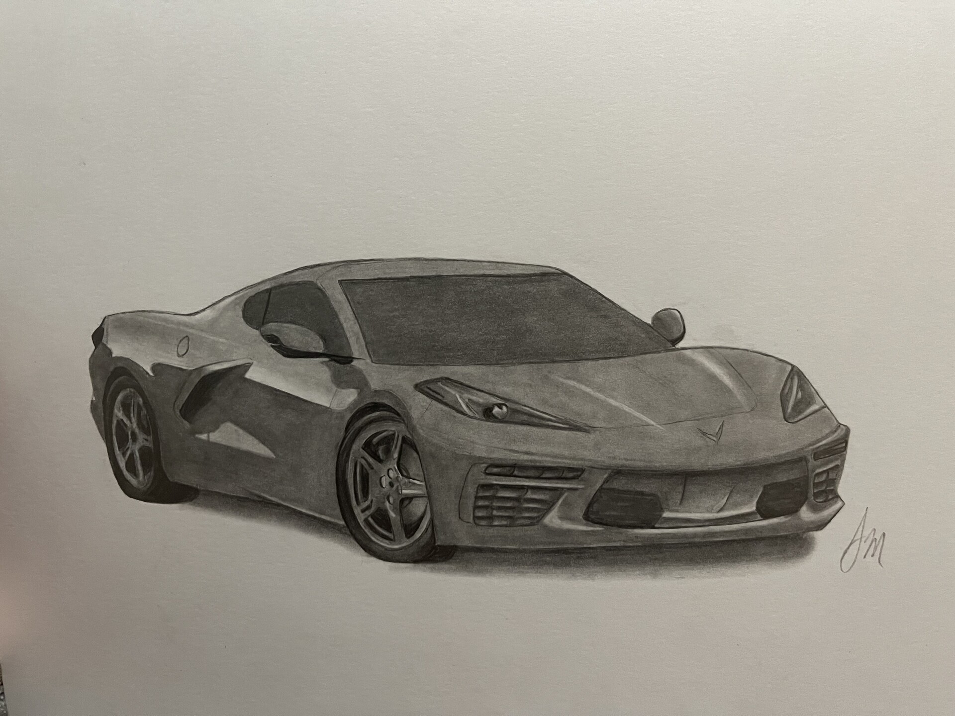 ArtStation - Chevrolet in pencil