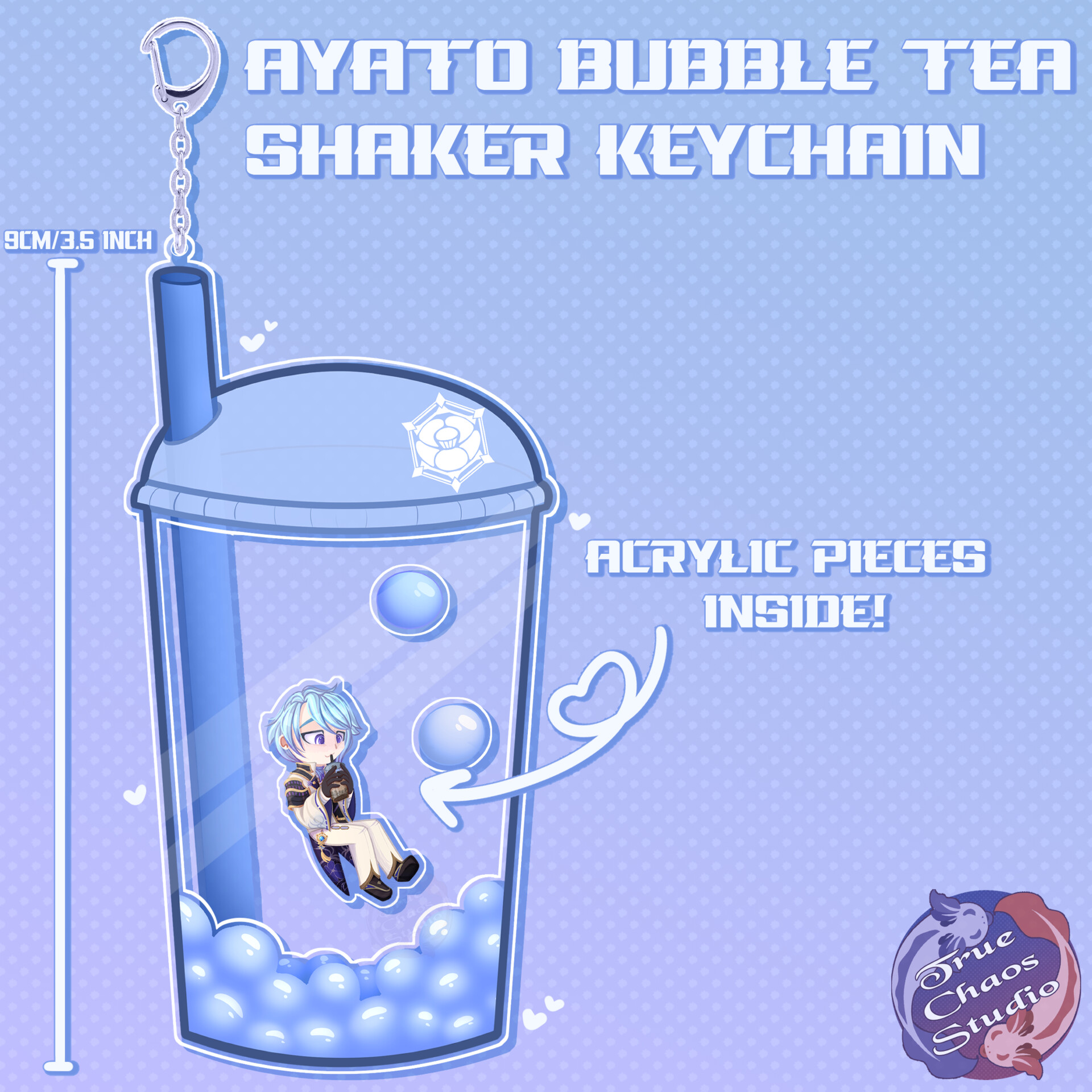 ArtStation - Ayato & ThomaxAyato bubble tea, shaker, keychain