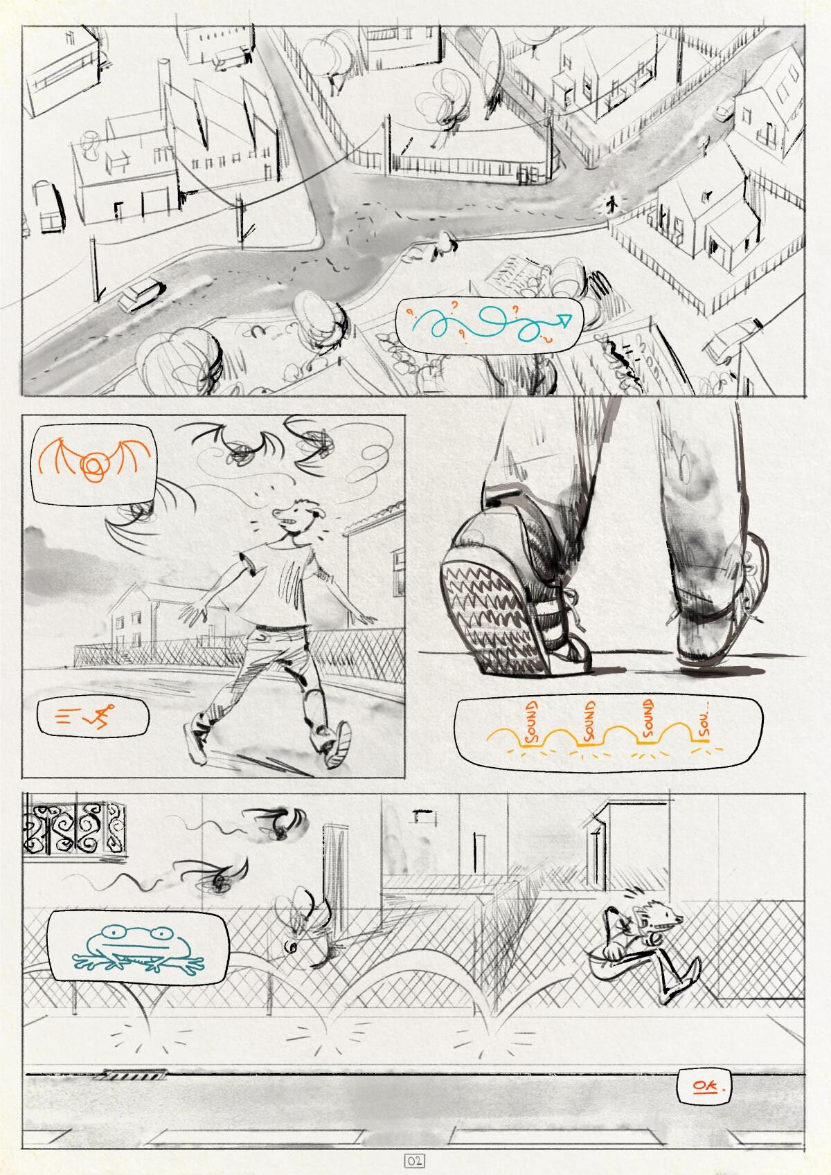 ArtStation - Small comic about incommunicability - excerpt