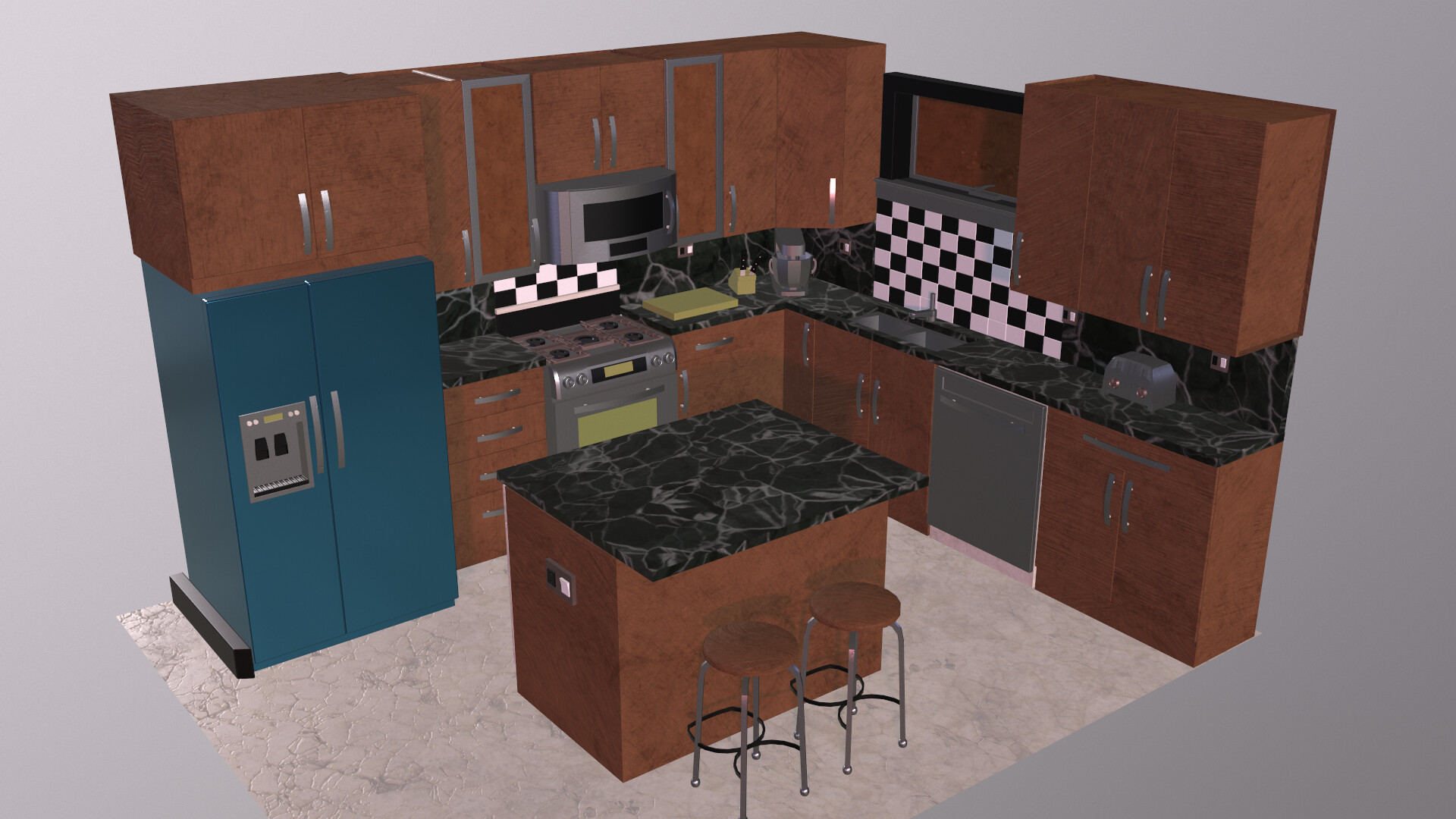 ArtStation - Modular Kitchen
